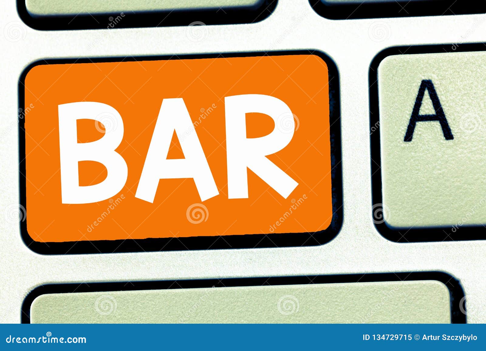 Handwriting Text Writing Bar. Concept Meaning Restaurant Cafe Across ...