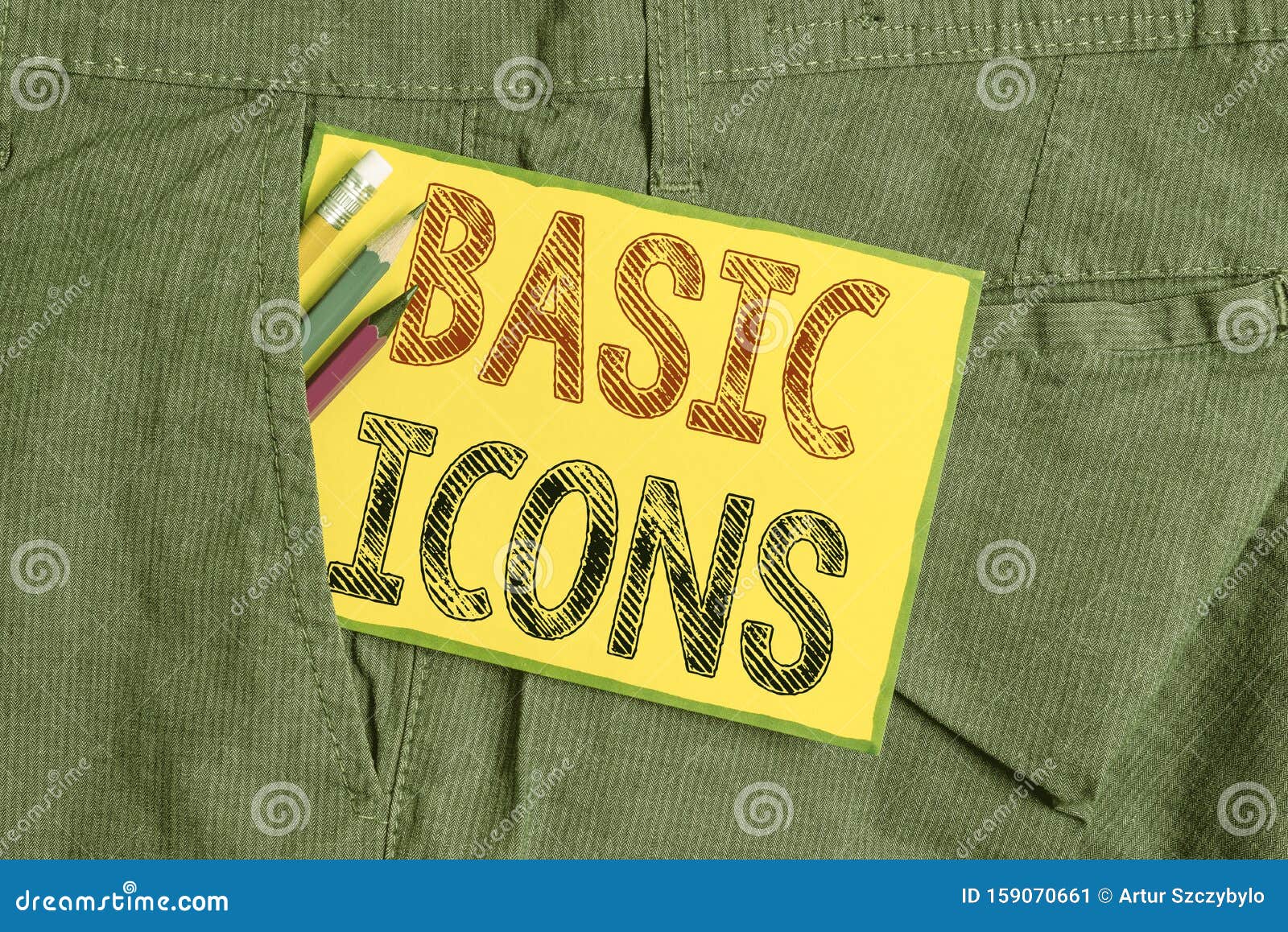Handwriting Text Writing Basic Icons. Concept Meaning Pictogram or ...
