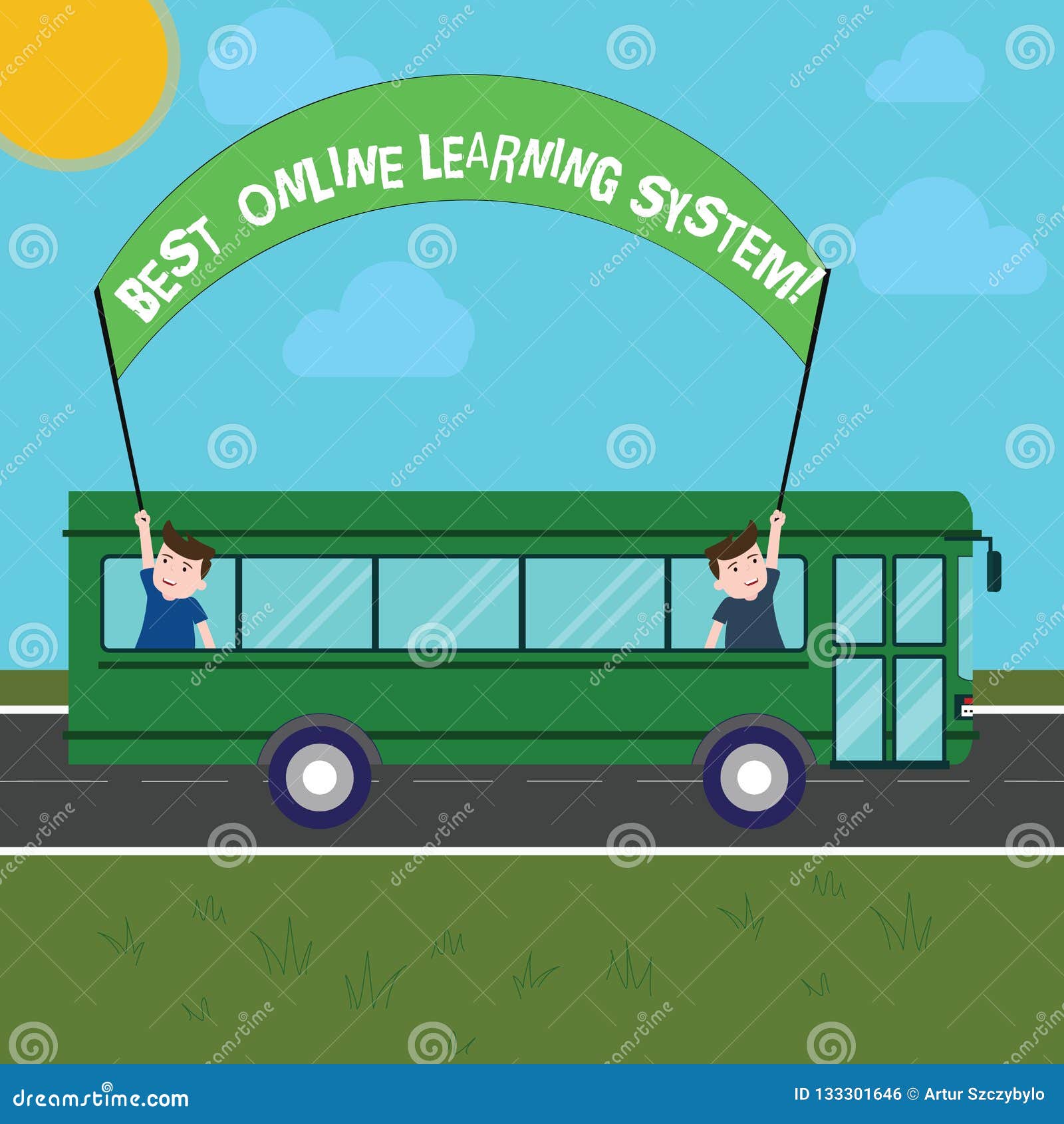 Handwriting Text Writing Best Online Learning System. Concept Meaning ...