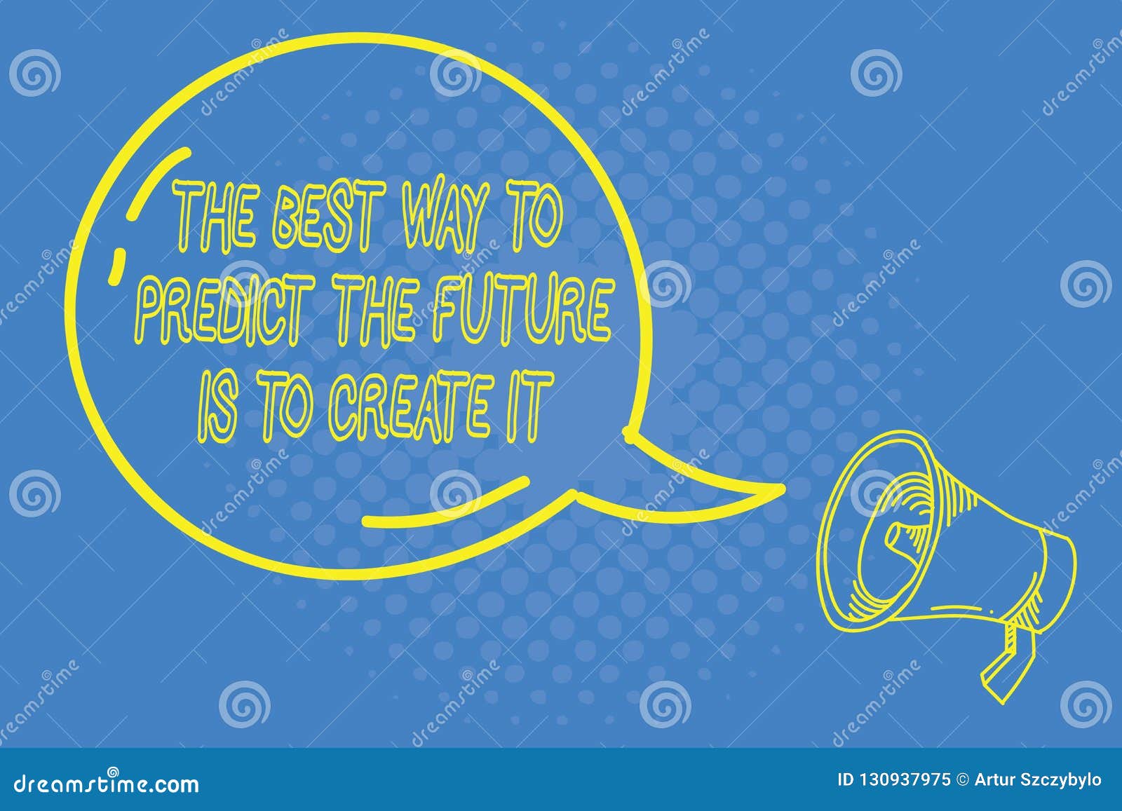 Handwriting Text Writing the Best Way To Predict the Future is To ...