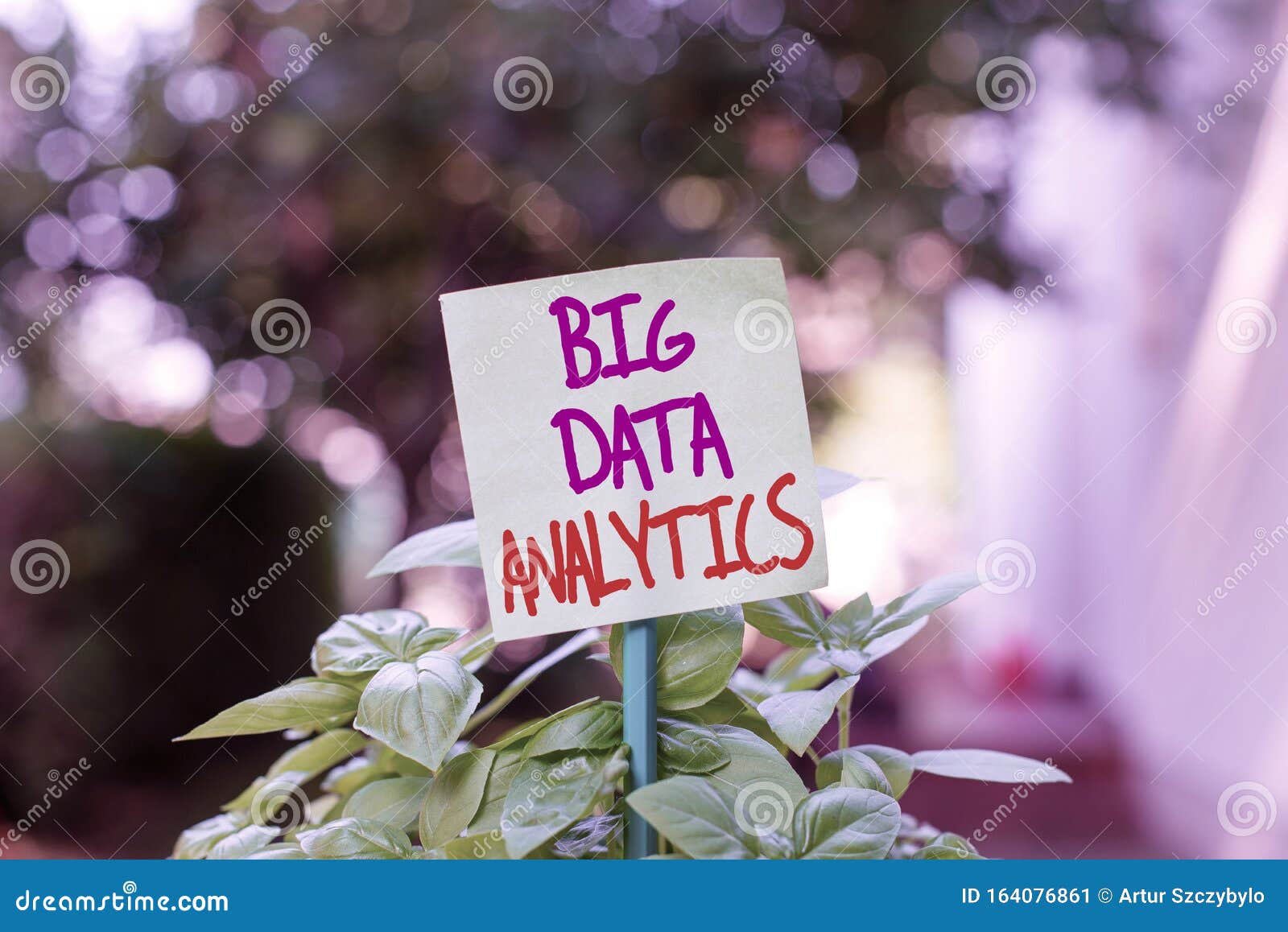 Handwriting Text Writing Big Data Analytics. Concept Meaning the ...