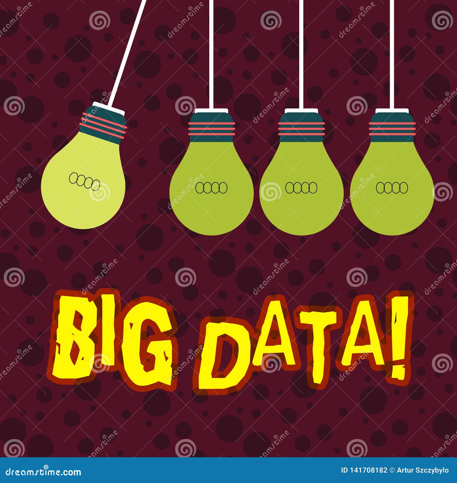 Handwriting Text Writing Big Data. Concept Meaning Large Amount of ...