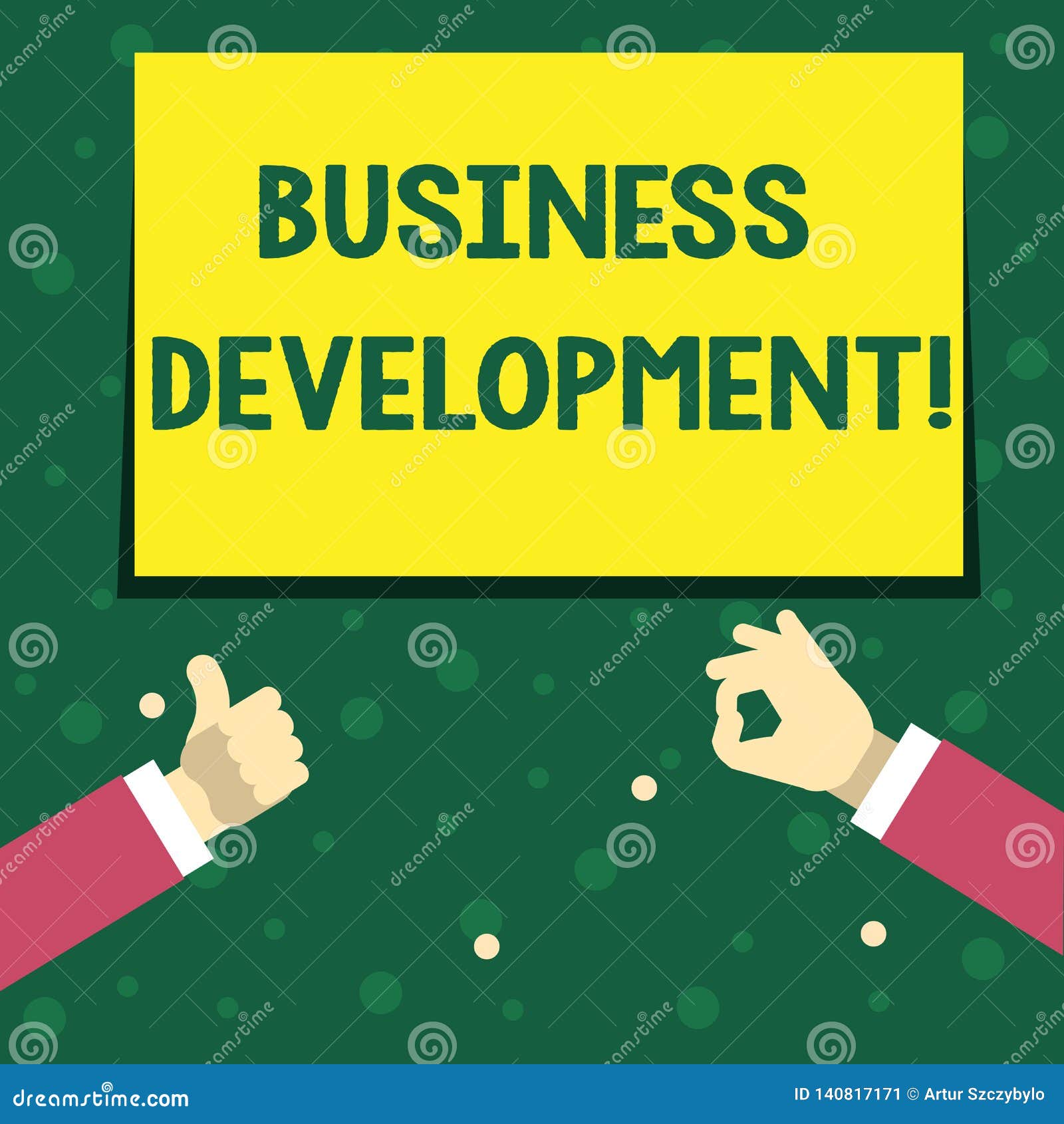 Handwriting Text Writing Business Development. Concept Meaning Develop ...