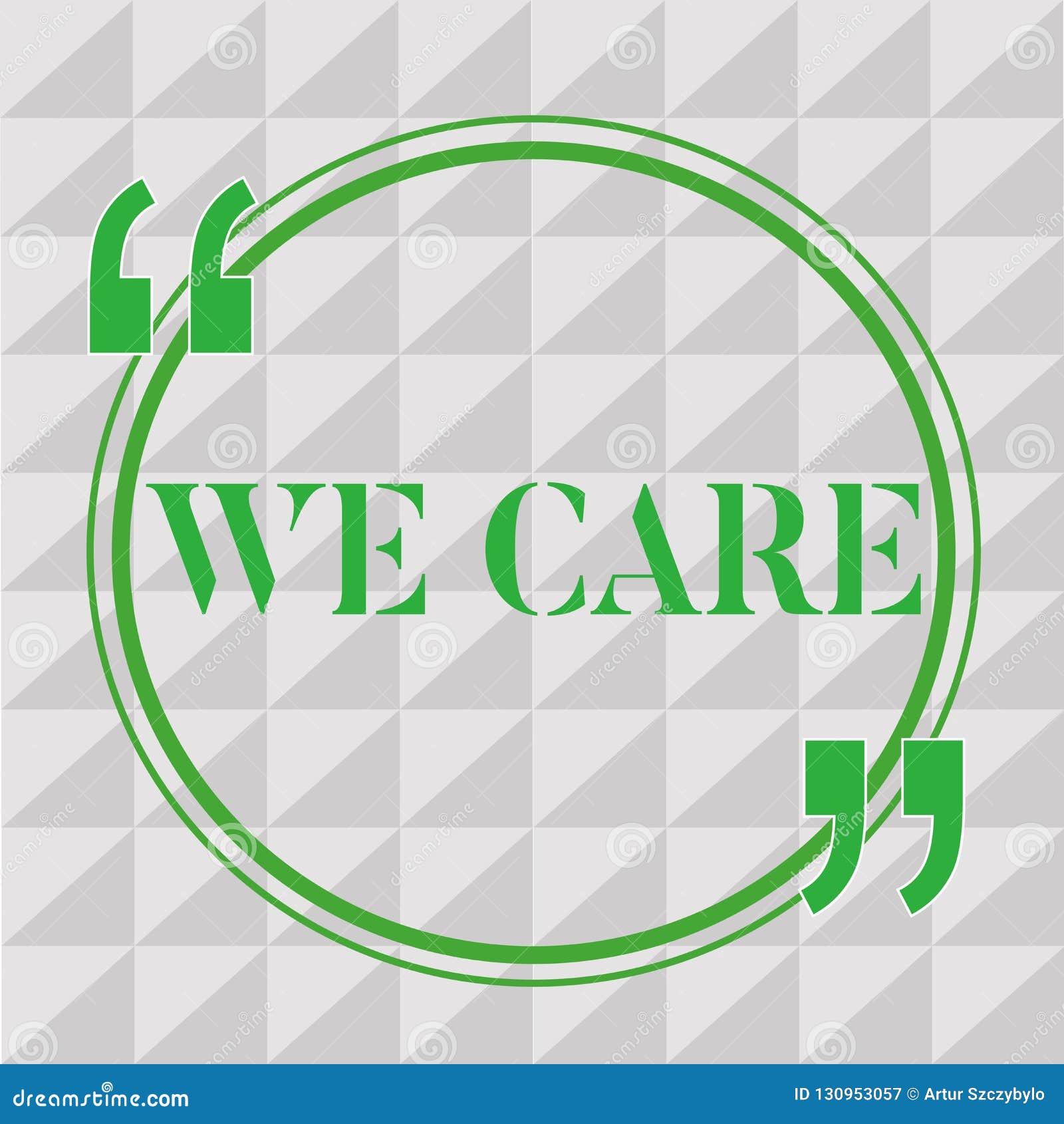 Handwriting Text Writing we Care. Concept Meaning Care Taken To Prevent ...