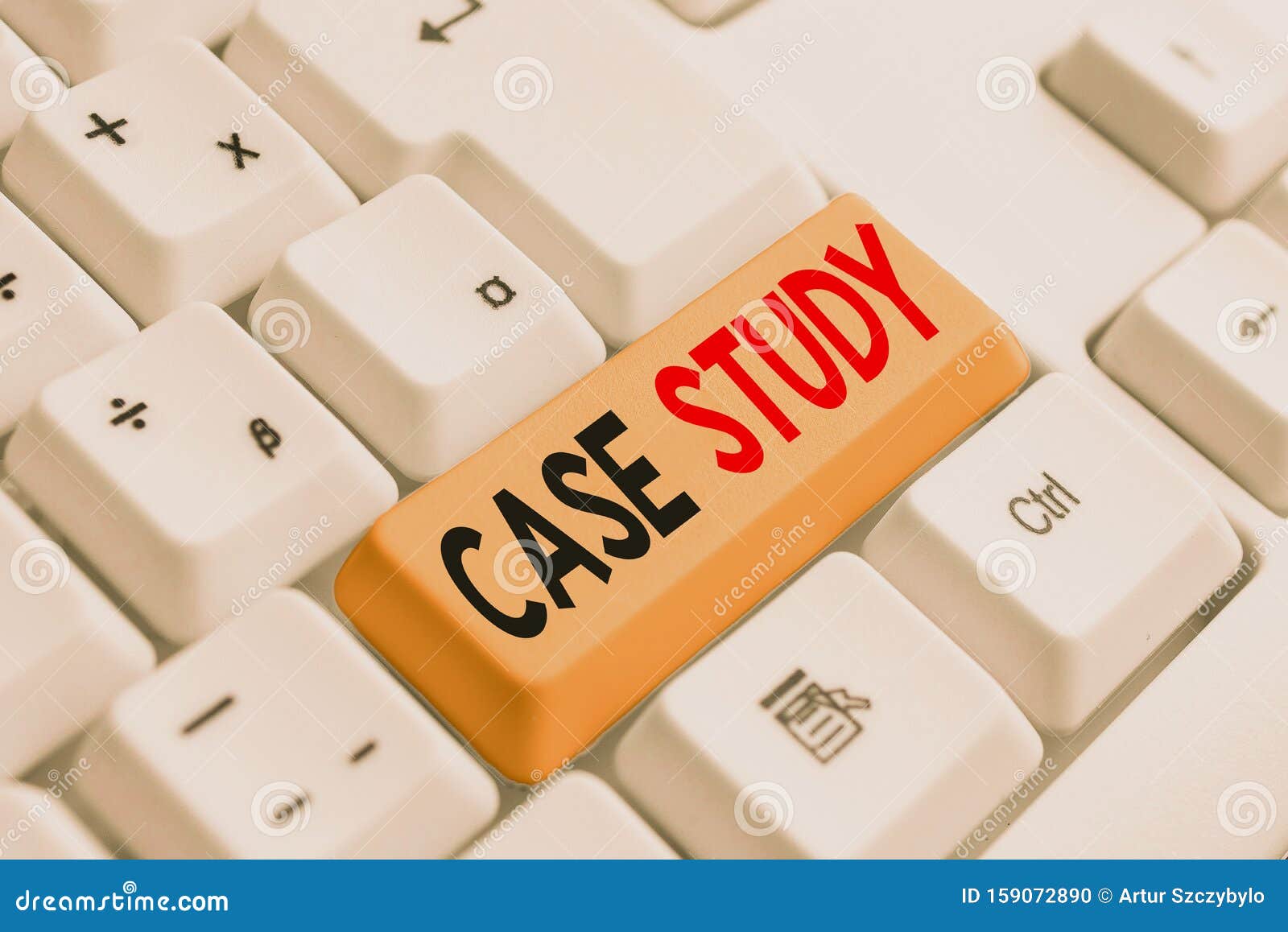 Handwriting Text Writing Case Study. Concept Meaning a Subject Matter ...