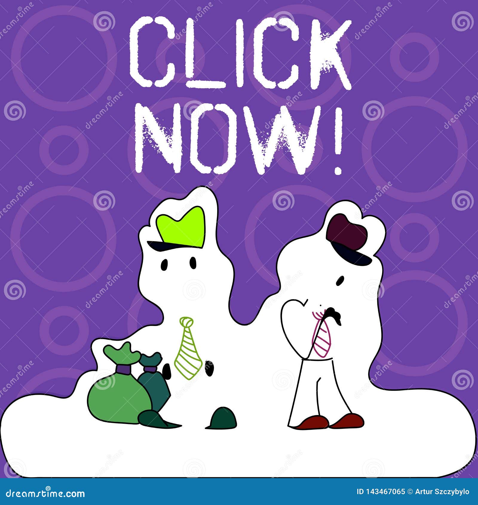 Handwriting Text Writing Click Now. Concept Meaning by Pressing Button ...