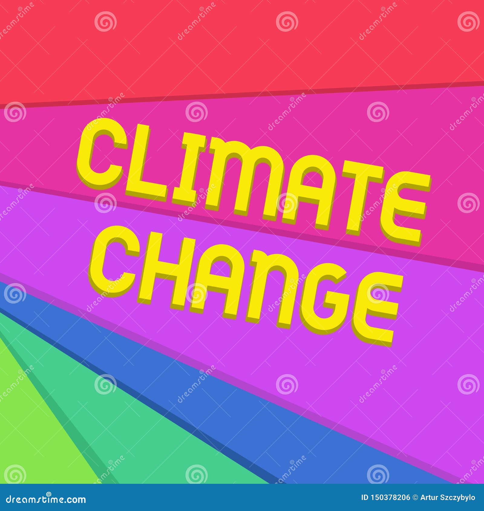 Handwriting Text Writing Climate Change. Concept Meaning Increase in ...