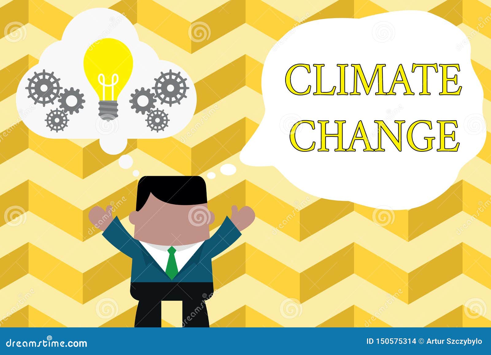 Handwriting Text Writing Climate Change. Concept Meaning Increase in ...