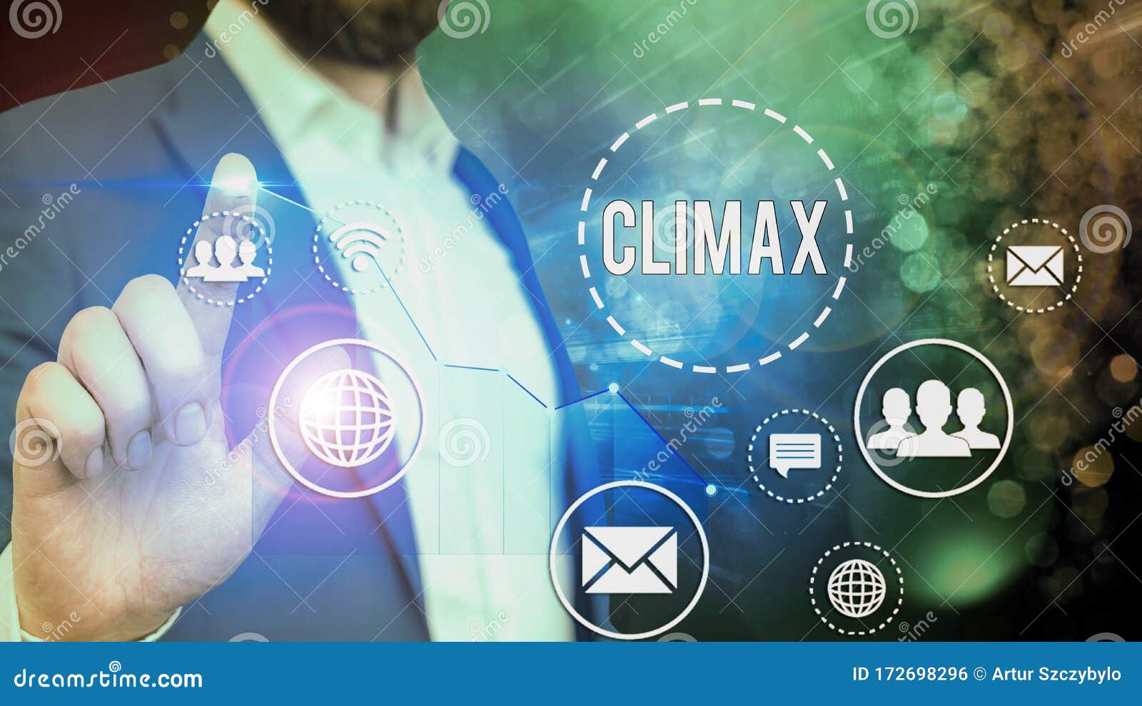 Handwriting Text Writing Climax. Concept Meaning the Highest or Most ...