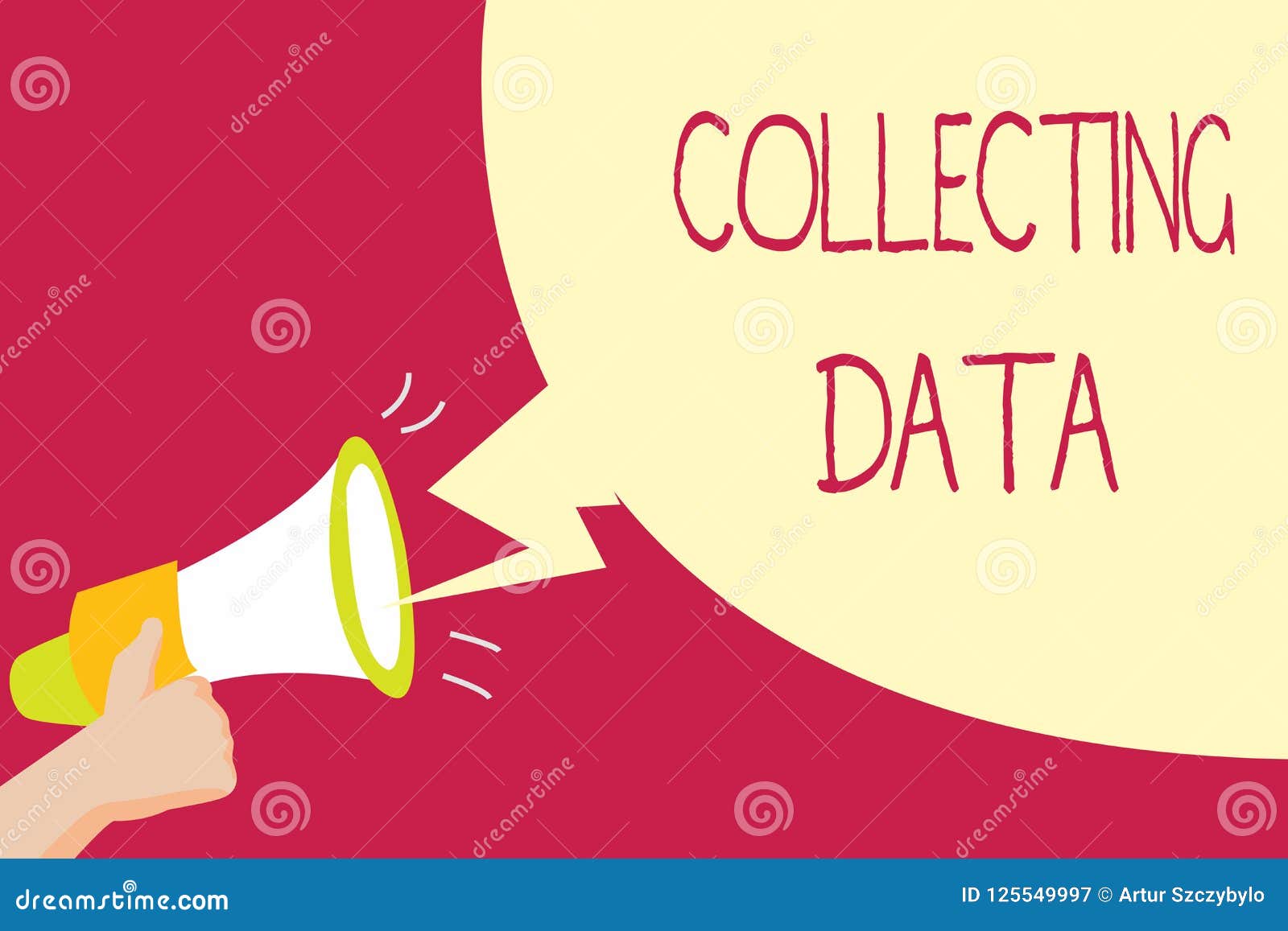 Handwriting Text Writing Collecting Data. Concept Meaning Gathering and ...