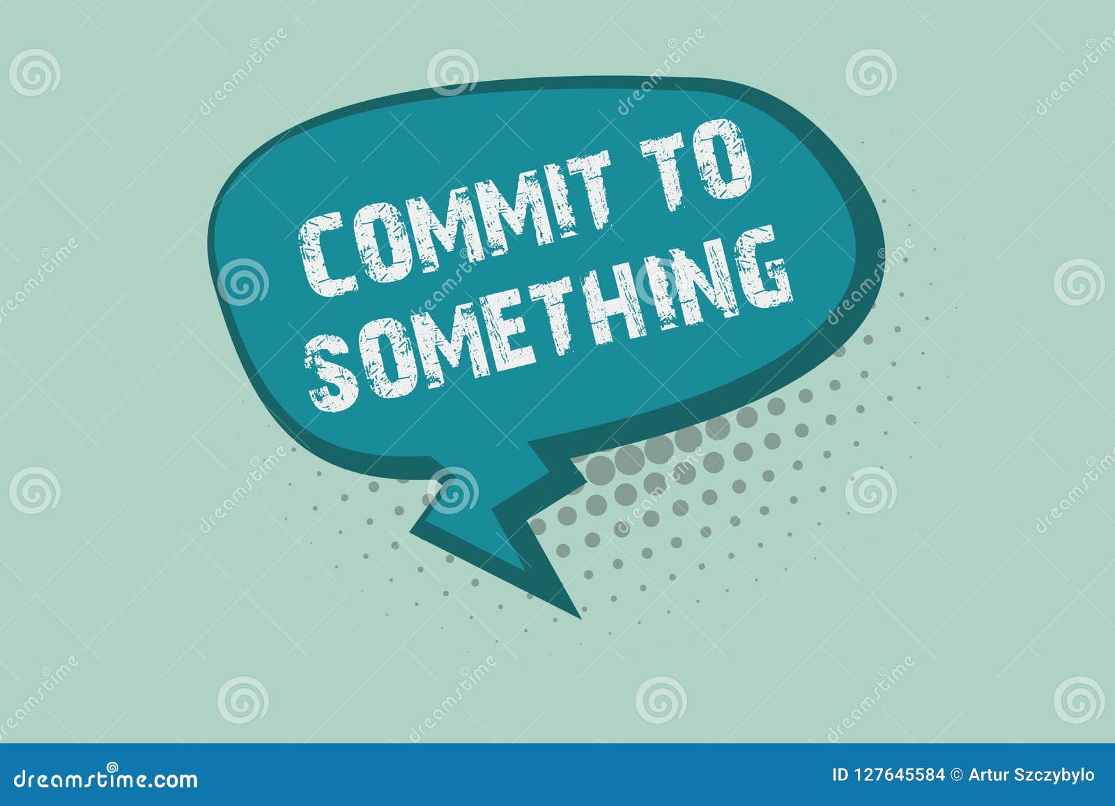 Handwriting Text Writing Commit To Something. Concept Meaning To Live a ...