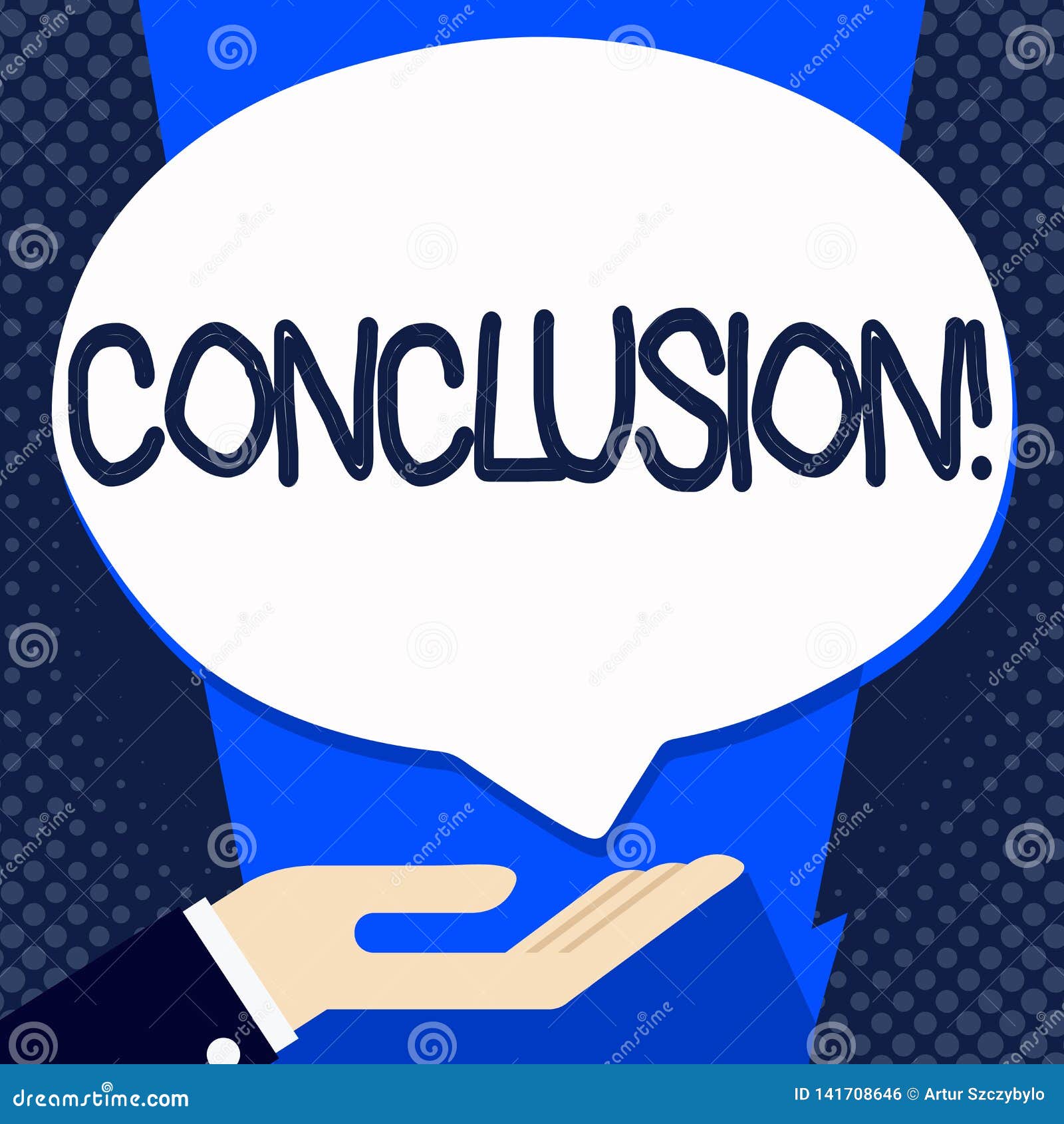 Handwriting Text Writing Conclusion. Concept Meaning Results Analysis ...