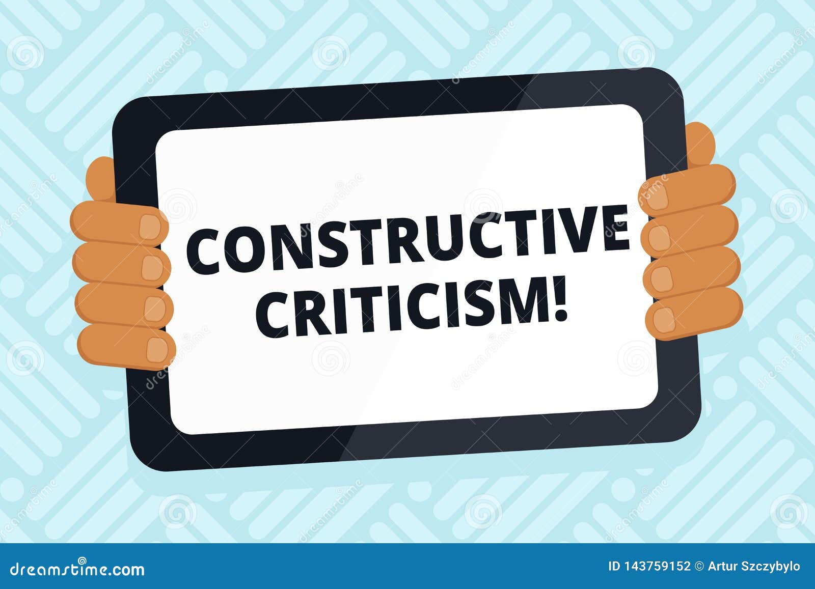 Constructive Criticism Concept Icon Cartoon Vector | CartoonDealer.com ...
