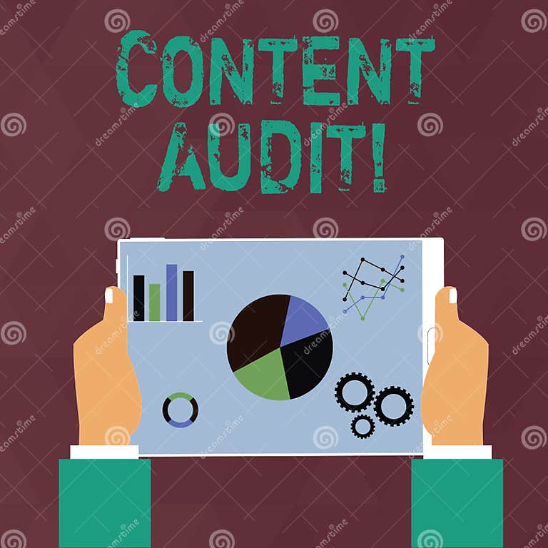 Handwriting Text Writing Content Audit. Concept Meaning Process of ...