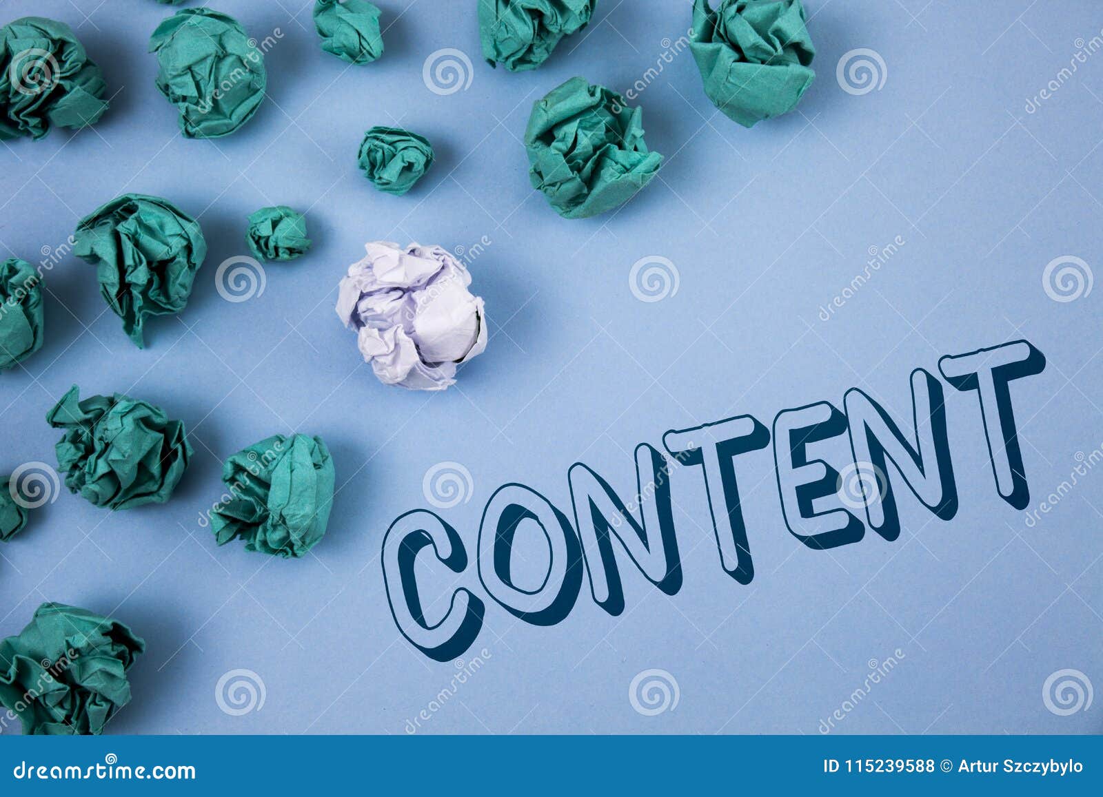 Handwriting Text Writing Content. Concept Meaning Website Containing ...