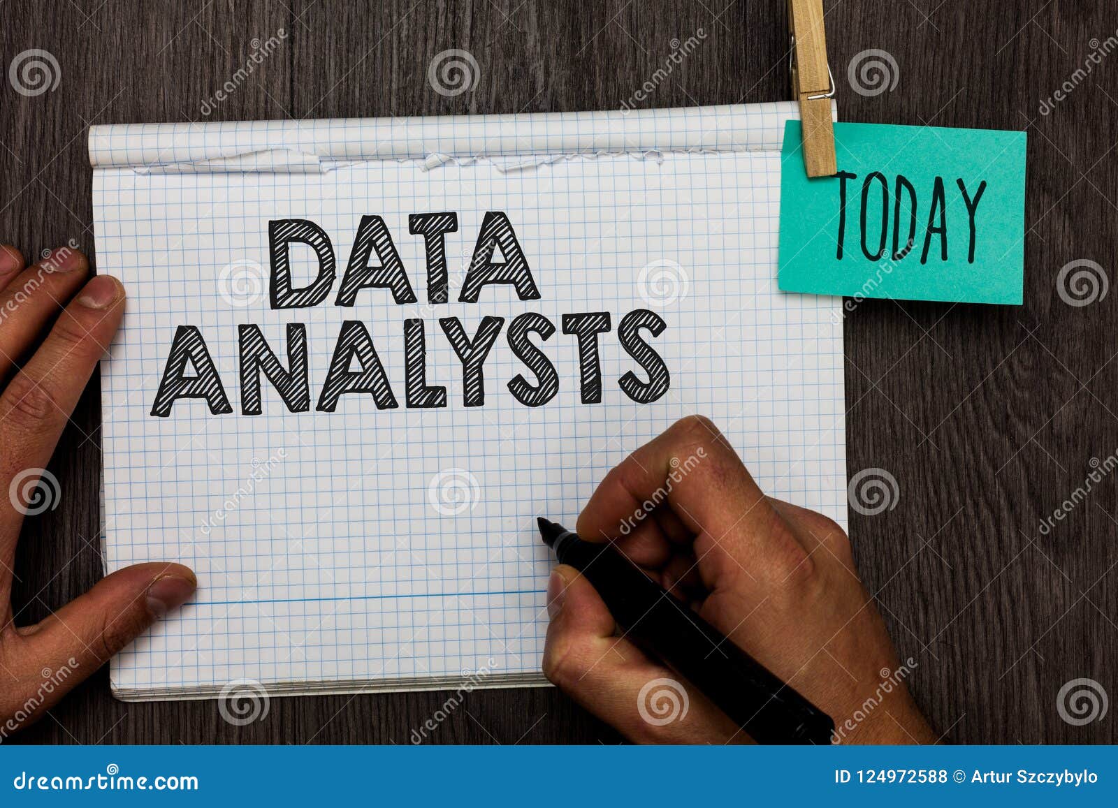 Handwriting Text Writing Data Analysts Concept Meaning Programmer