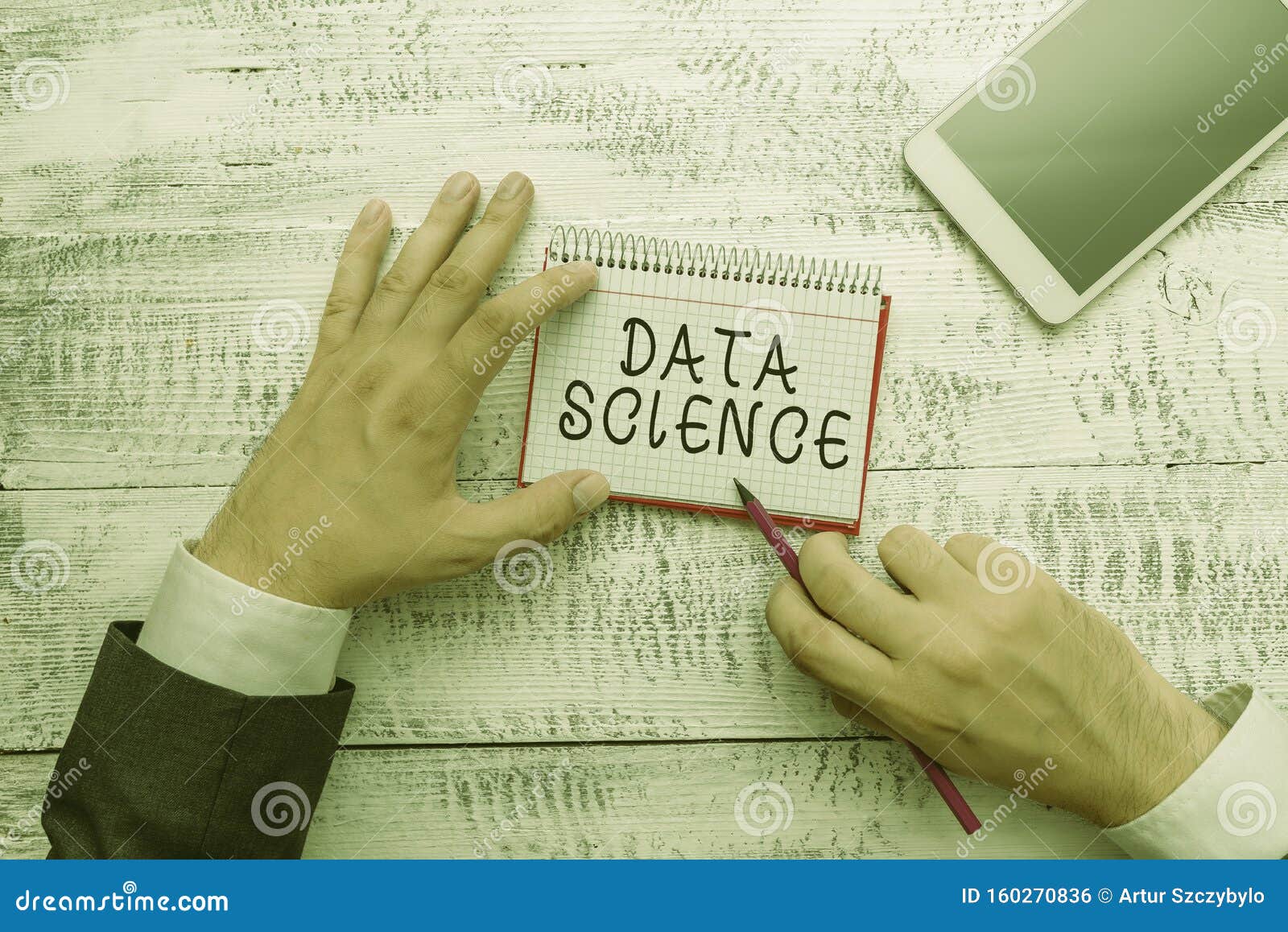 Handwriting Text Writing Data Science. Concept Meaning ...