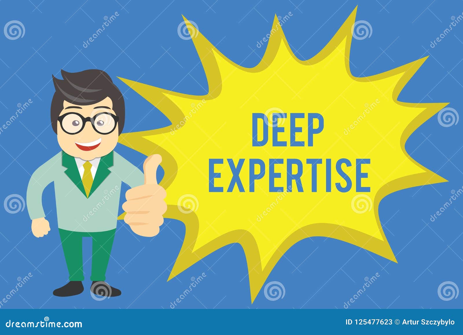 Handwriting Text Writing Deep Expertise. Concept Meaning Great Skill or ...