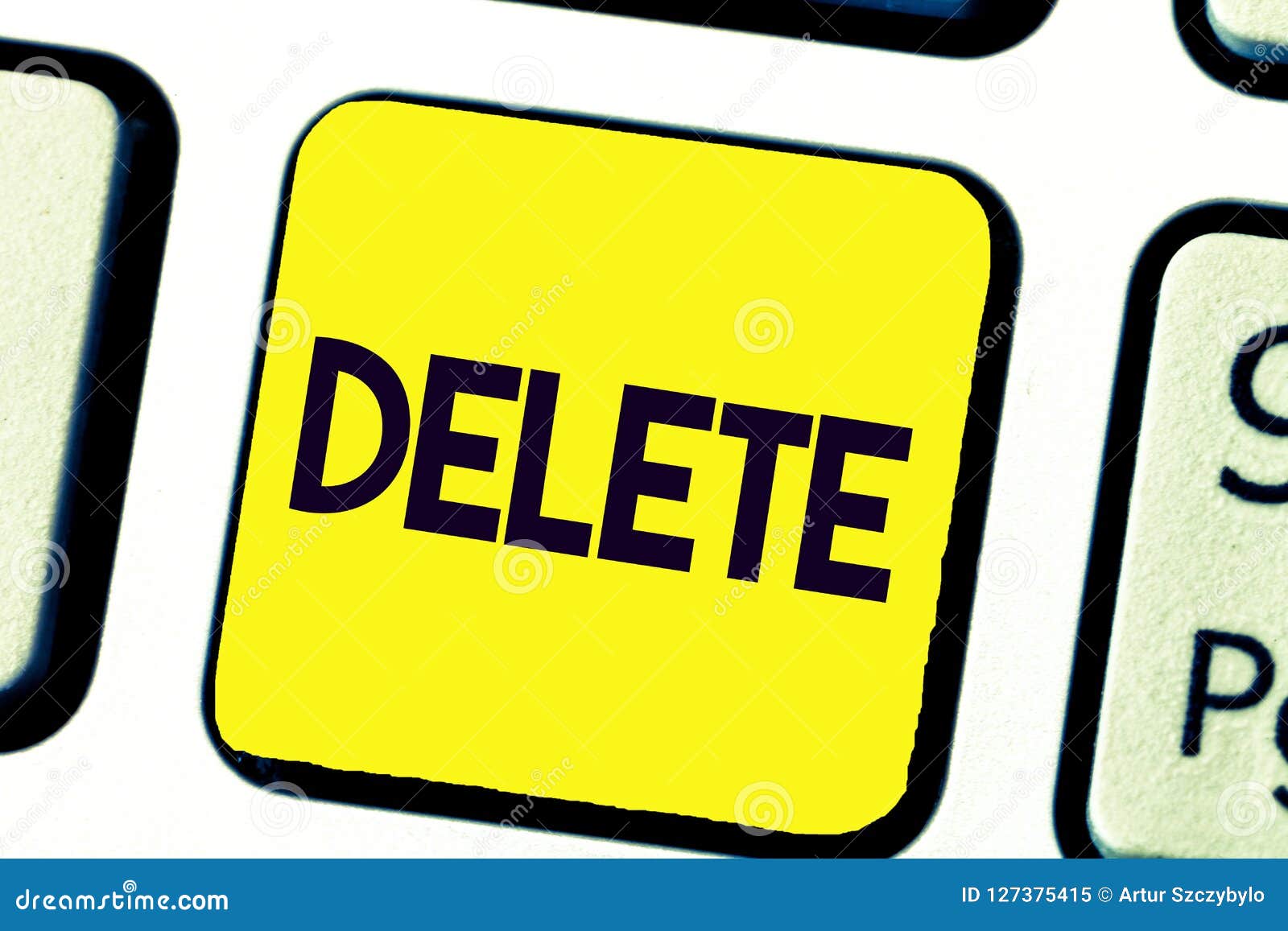 Handwriting Text Writing Delete. Concept Meaning Remove or Obliterate ...