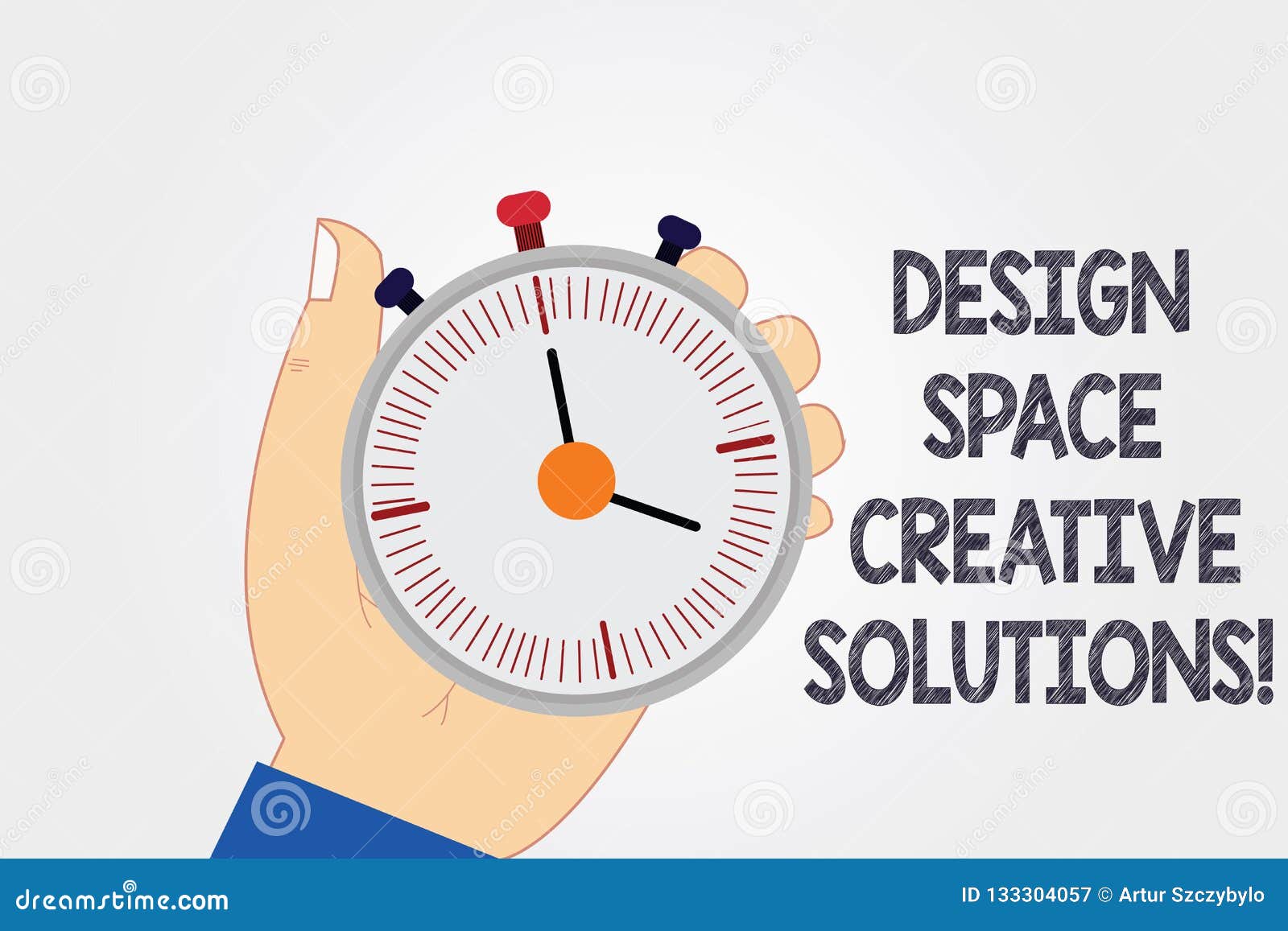 Handwriting Text Writing Design Space Creative Solutions. Concept ...