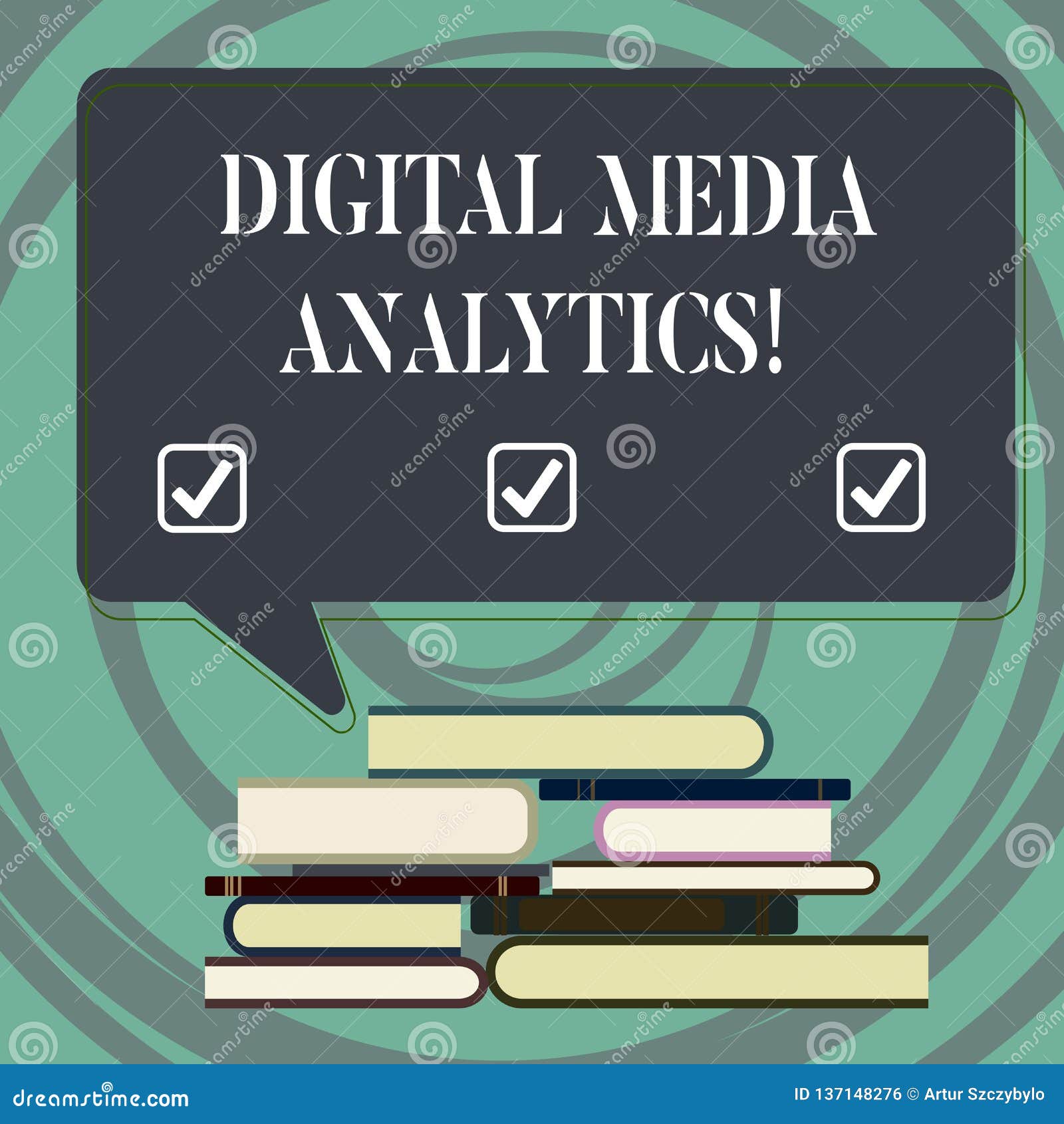 Handwriting Text Writing Digital Media Analytics. Concept Meaning ...