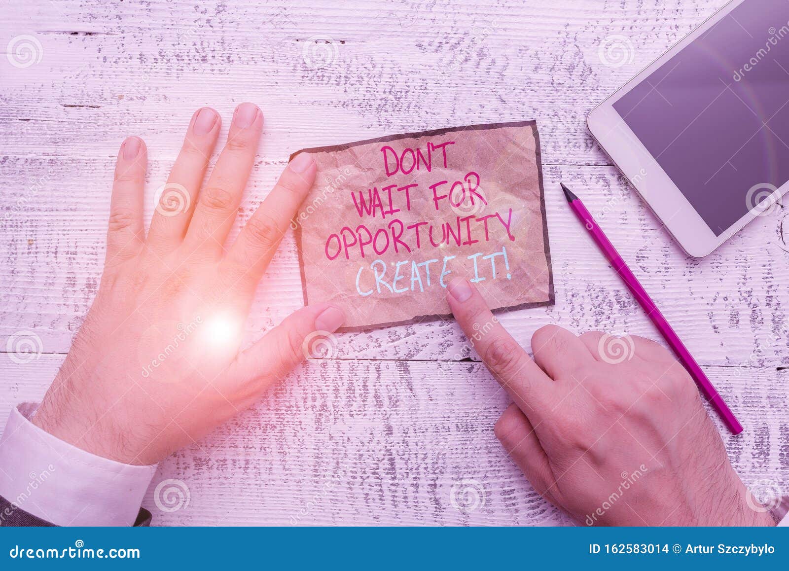Handwriting Text Writing Don T Wait for Opportunity Create it. Concept ... Handwriting Text Writing Don T Wait for Opportunity Create it. Concept ...
