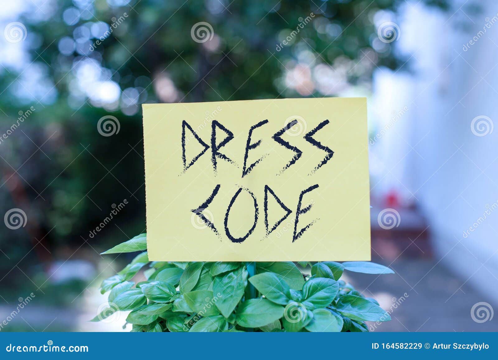 Handwriting Text Writing Dress Code. Concept Meaning an Accepted Way of ...