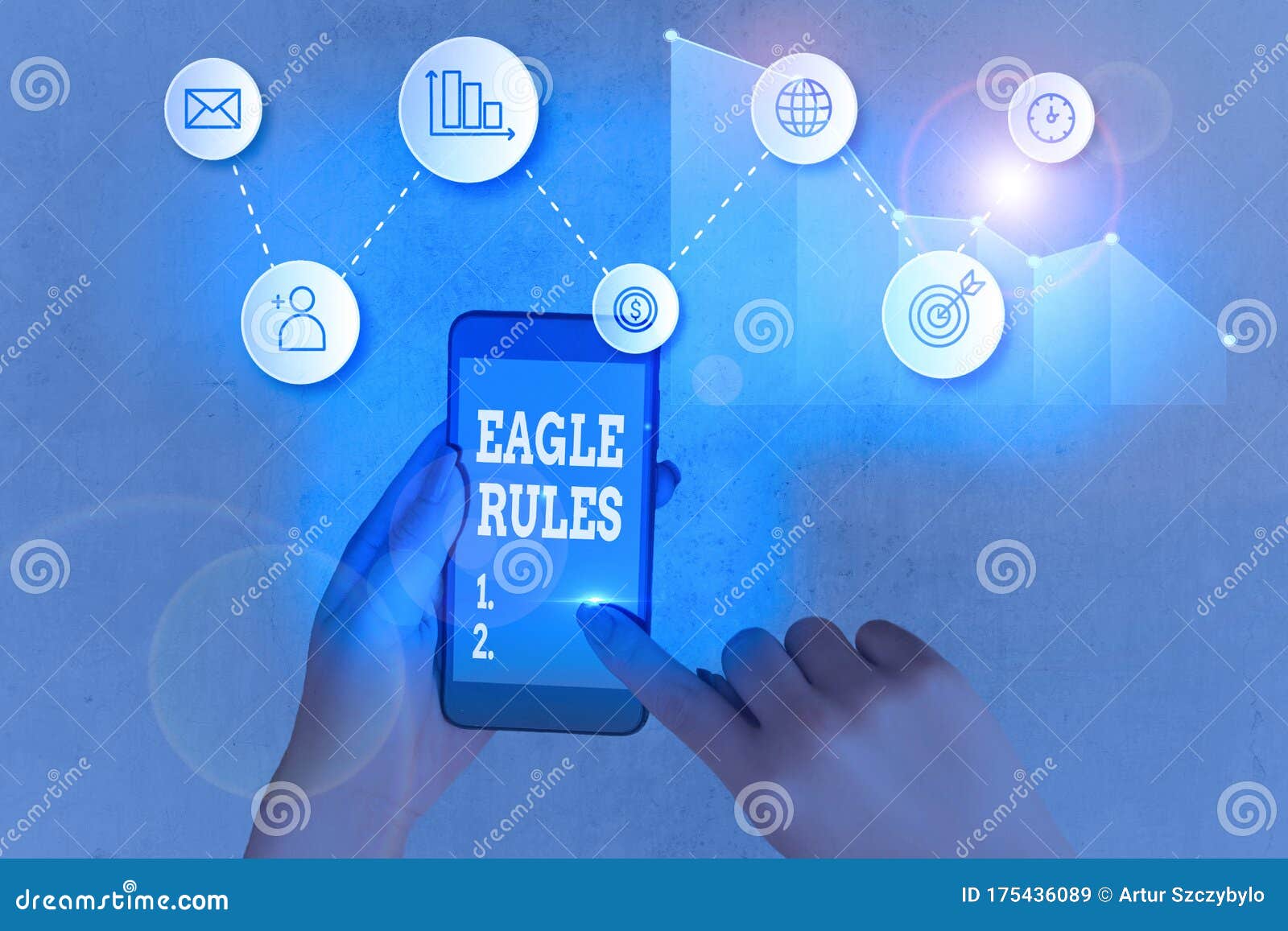 Handwriting Text Writing Eagle Rules. Concept Meaning a Huge Set of ...