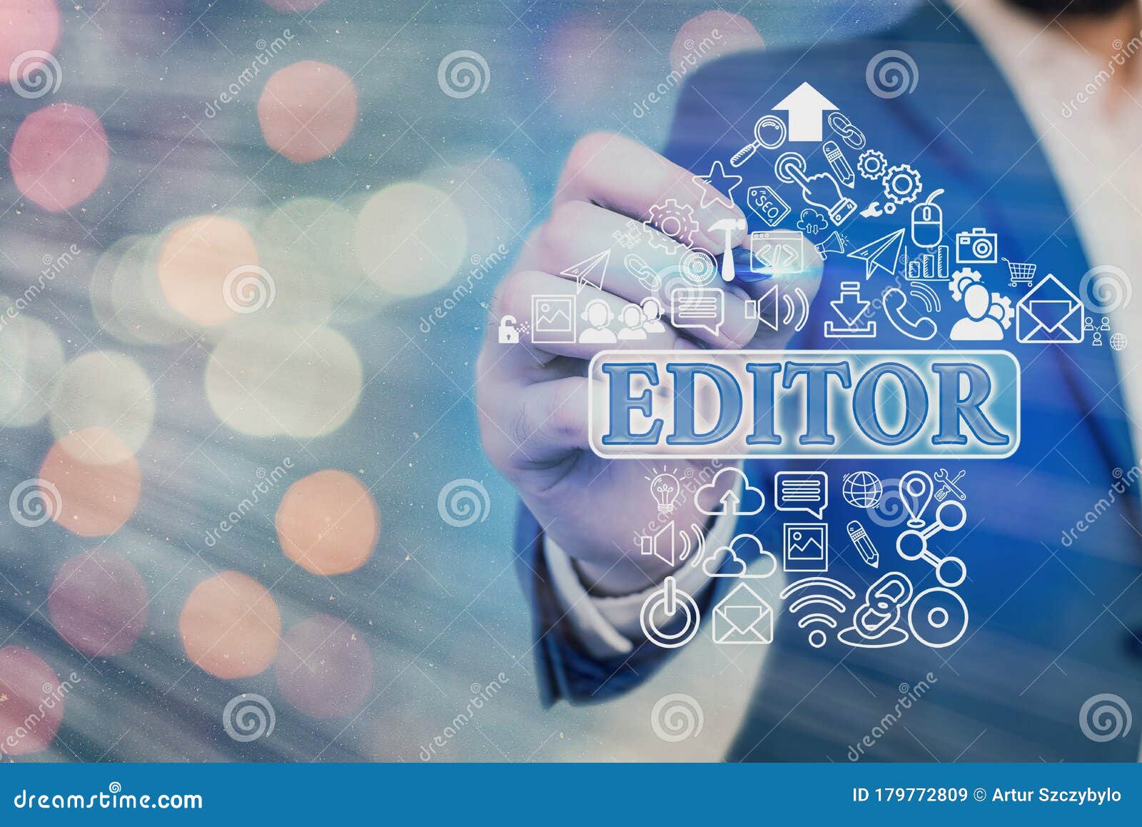 Handwriting Text Writing Editor. Concept Meaning Demonstrating Who is ...