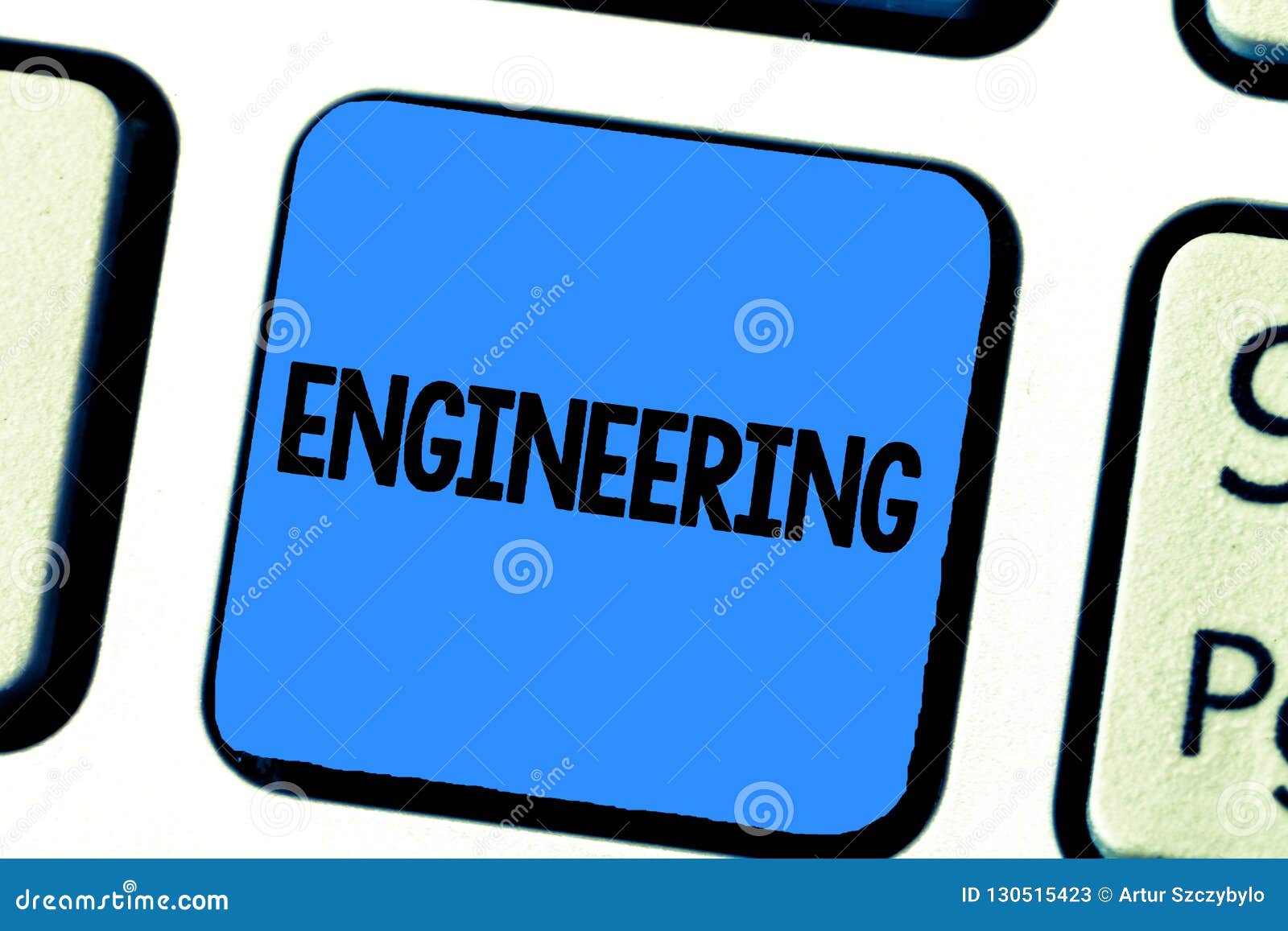 Handwriting Text Writing Engineering. Concept Meaning Science Concerned ...