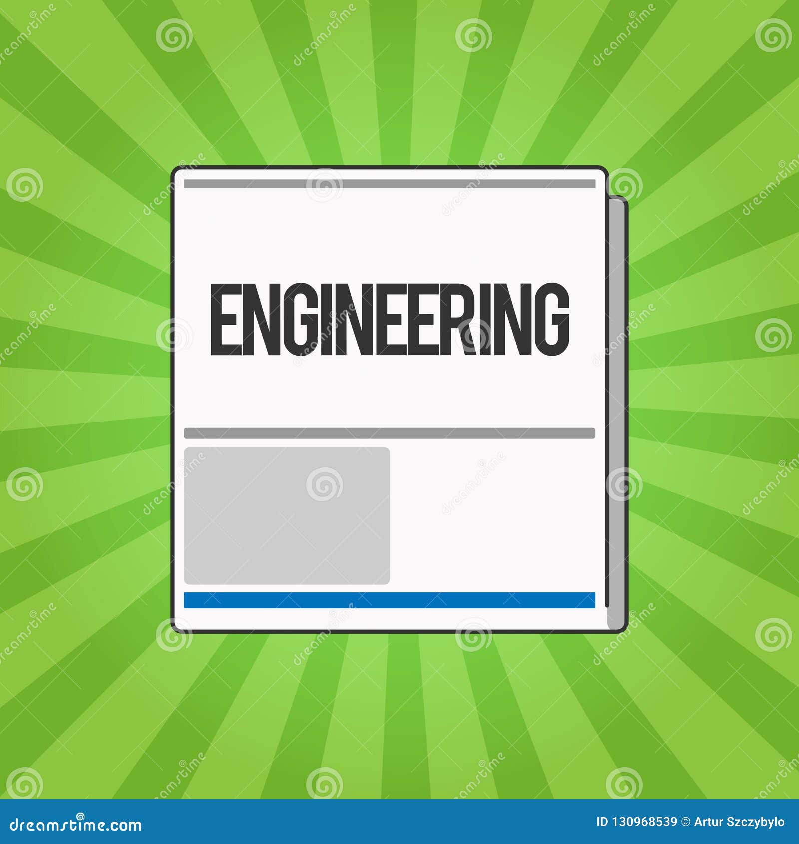 Handwriting Text Writing Engineering. Concept Meaning Science Concerned ...