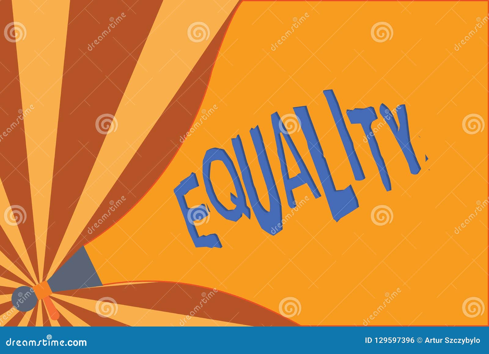 Handwriting Text Writing Equality. Concept Meaning State of Being Equal ...