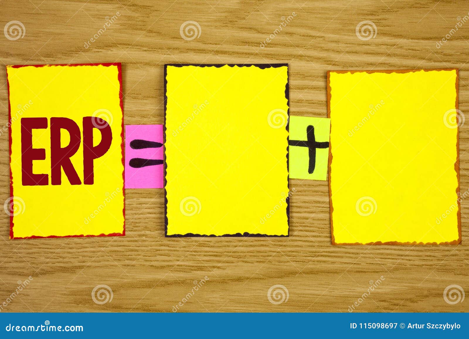Handwriting Text Writing Erp. Concept Meaning Enterprise Resource ...