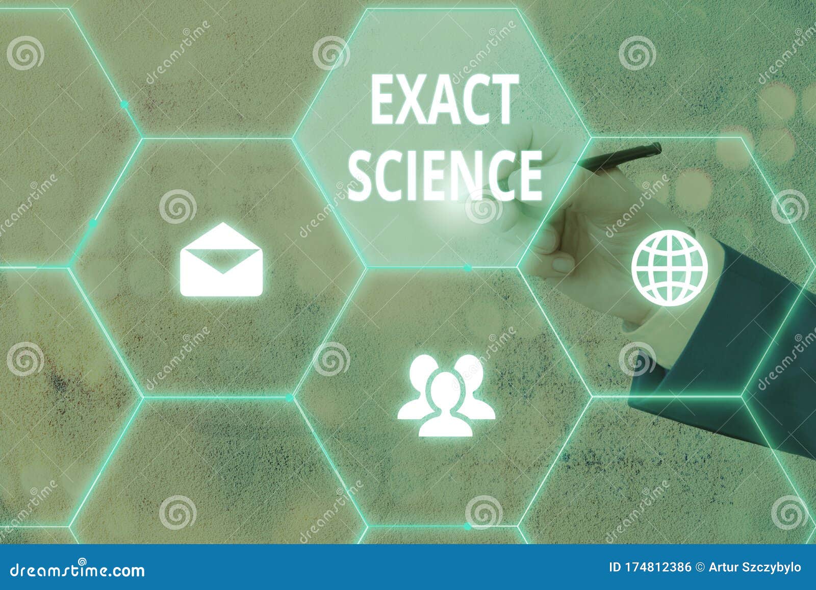 Handwriting Text Writing Exact Science. Concept Meaning the Precise ...