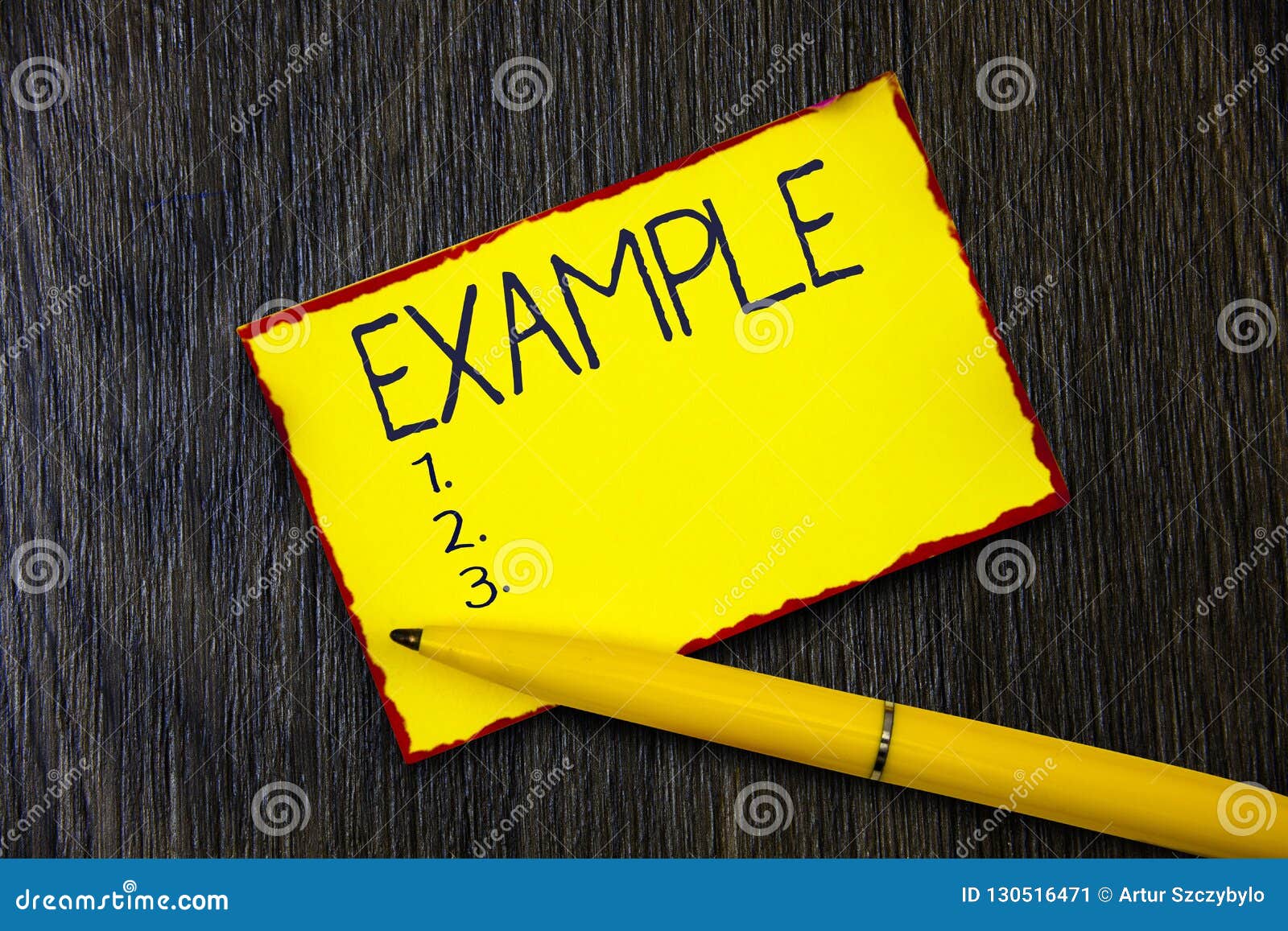 Handwriting Text Writing Example. Concept Meaning Illustration Sample ...