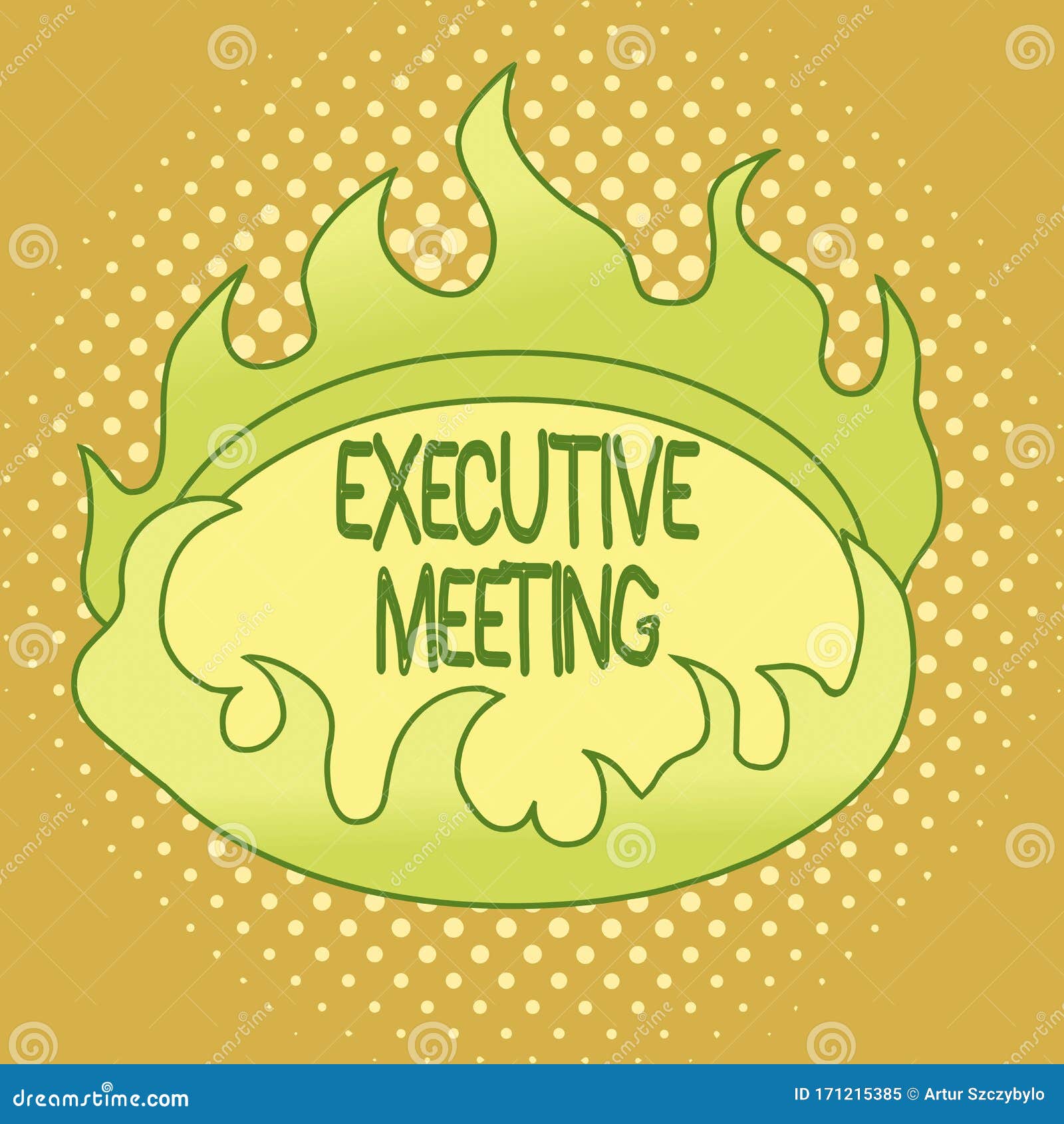 Handwriting Text Writing Executive Meeting. Concept Meaning Discuss a ...