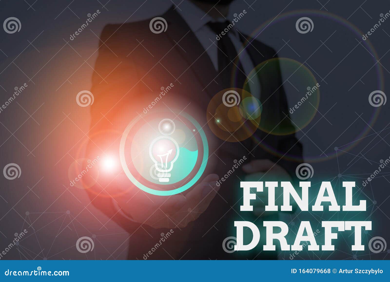 Handwriting Text Writing Final Draft. Concept Meaning Final Version of ...