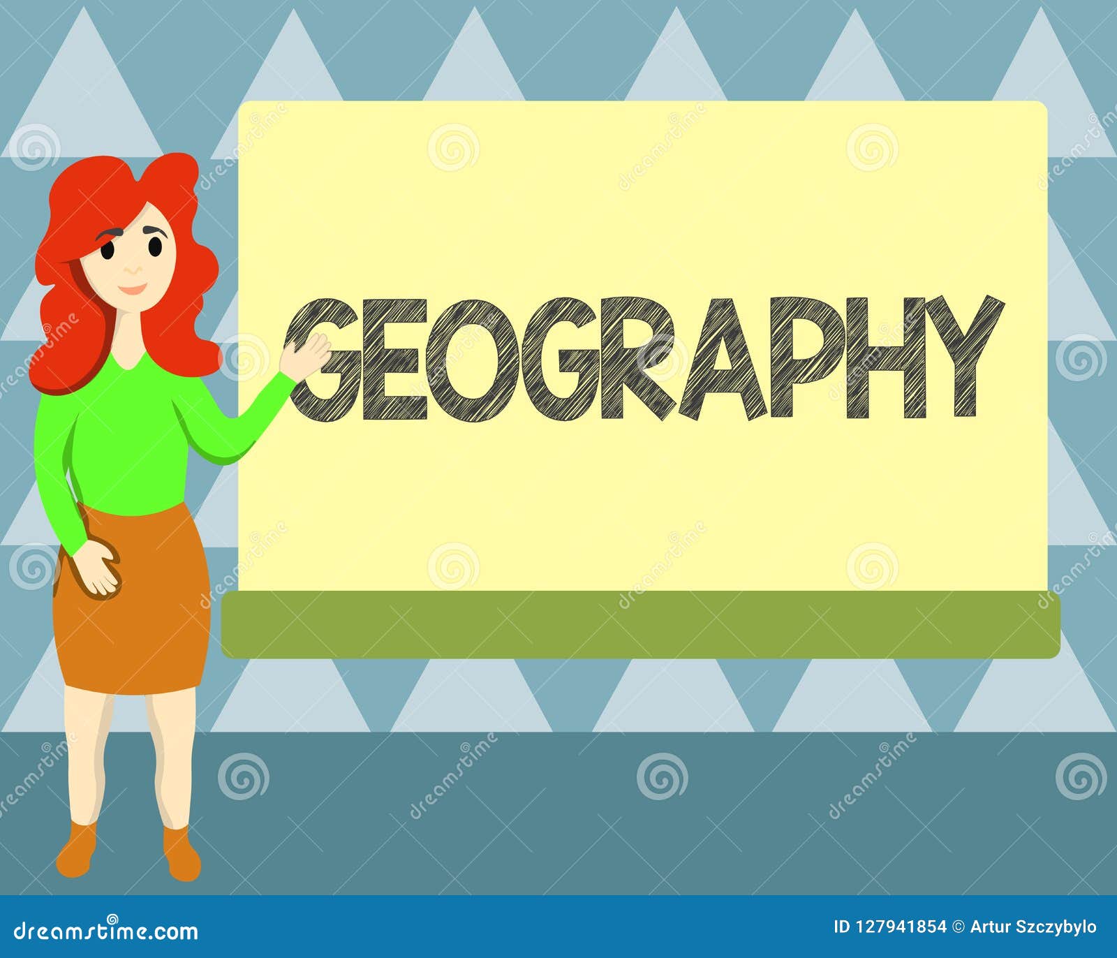 Handwriting Text Writing Geography. Concept Meaning Study of Physical ...