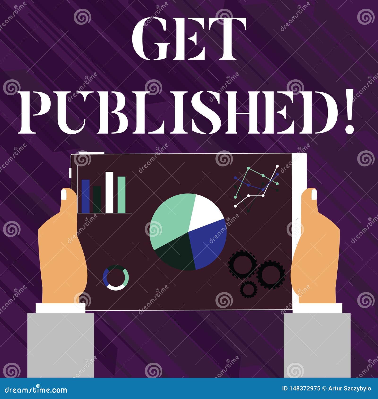 Handwriting Text Writing Get Published. Concept Meaning Make Material ...