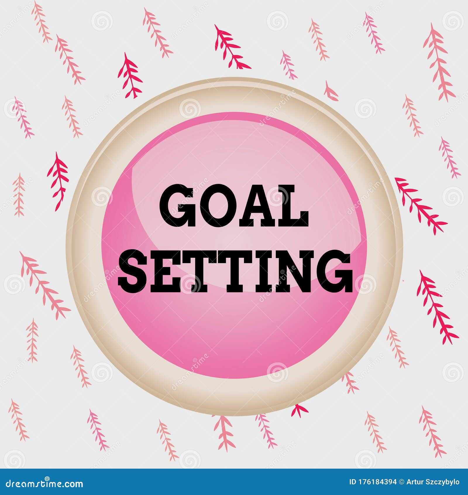 Handwriting Text Writing Goal Setting. Concept Meaning Process of ...