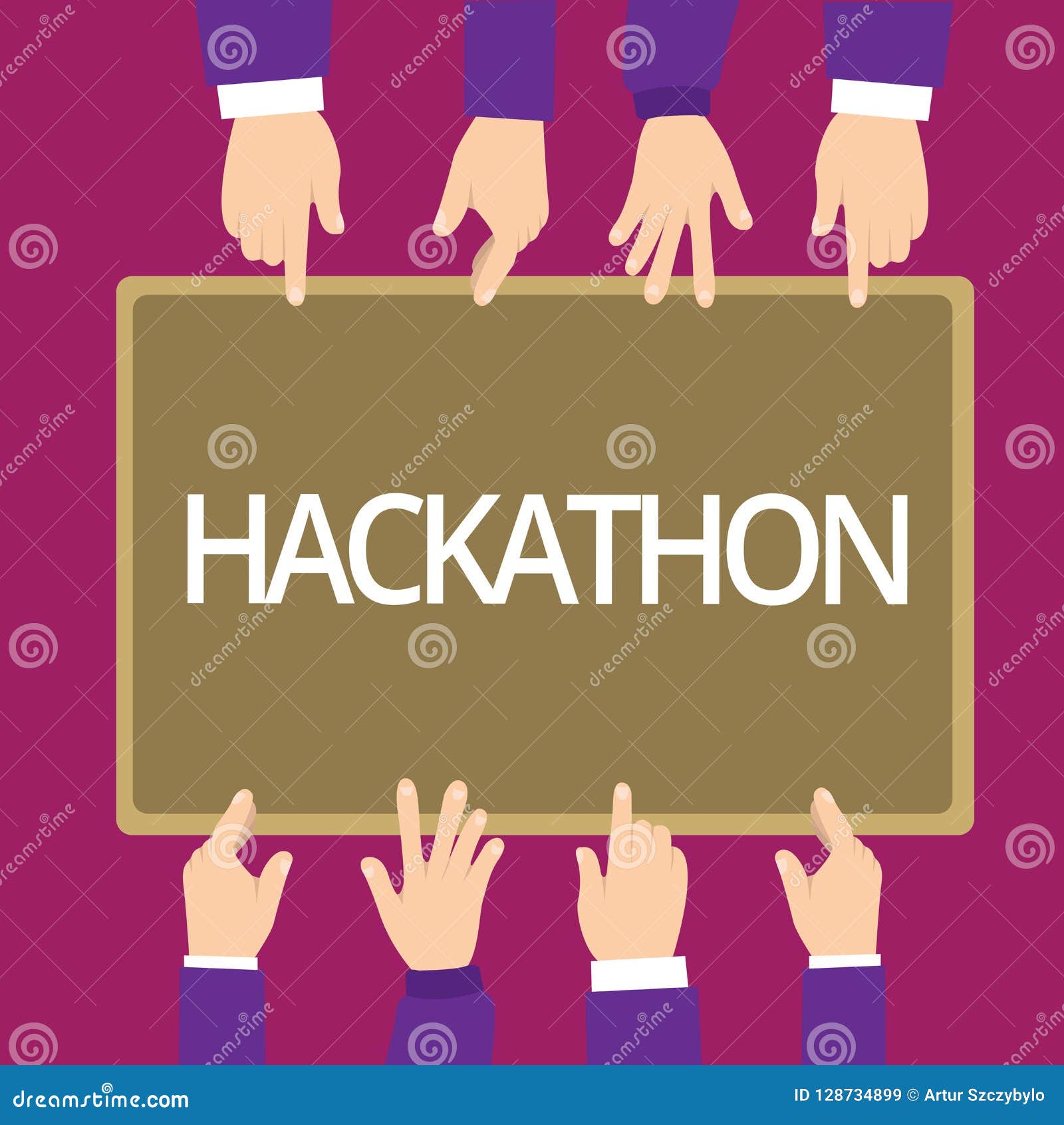 Handwriting Text Writing Hackathon. Concept Meaning Event Where Large ... Handwriting Text Writing Hackathon. Concept Meaning Event Where Large ...