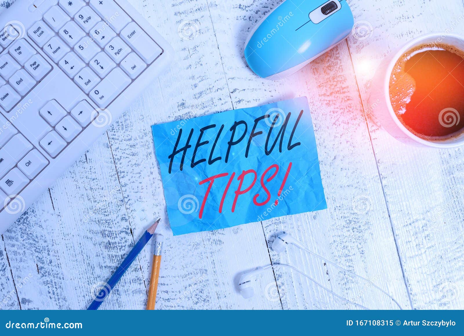 Handwriting Text Writing Helpful Tips. Concept Meaning Advices Given To ...