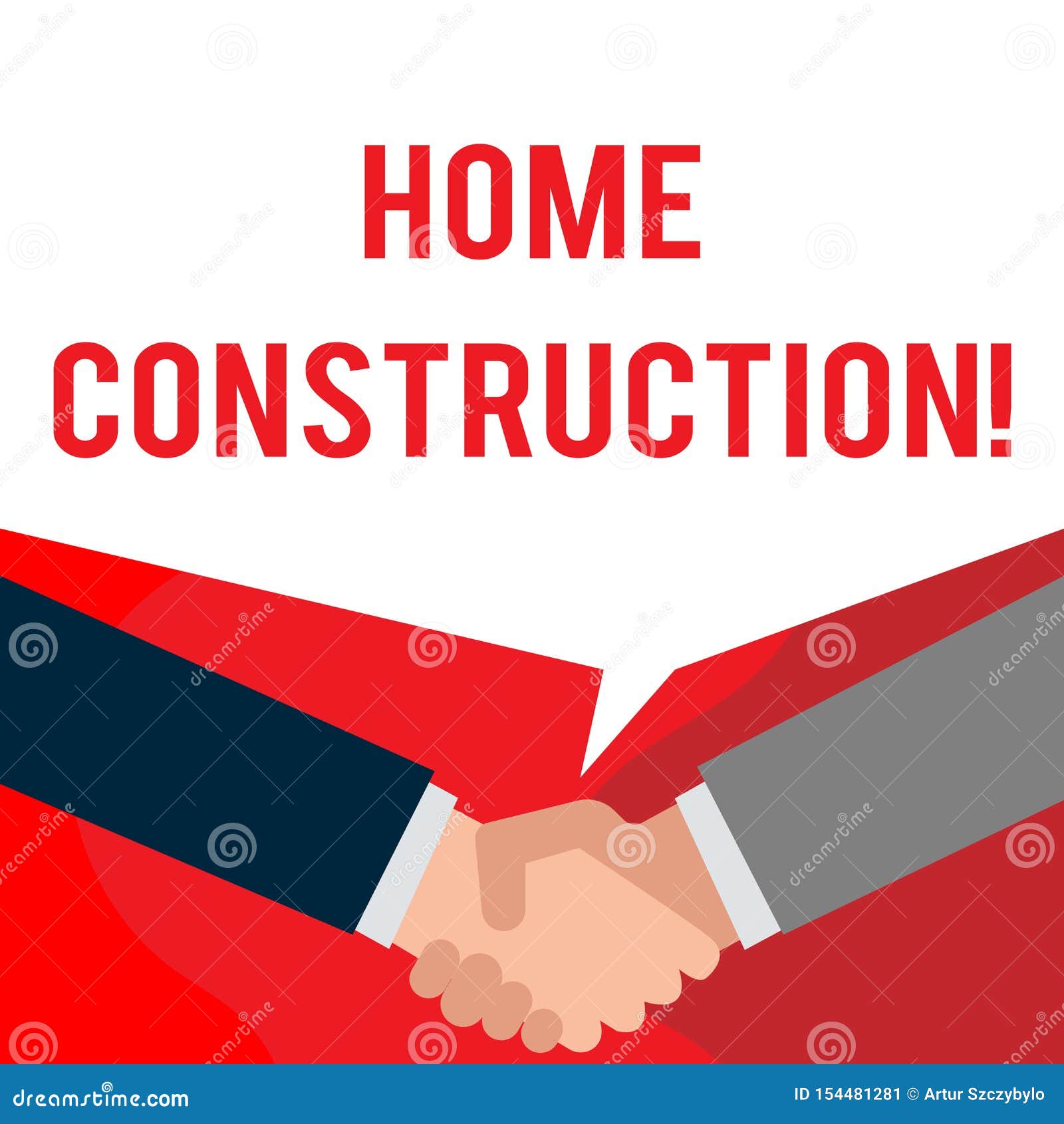 Handwriting Text Writing Home Construction. Concept Meaning the Process ...