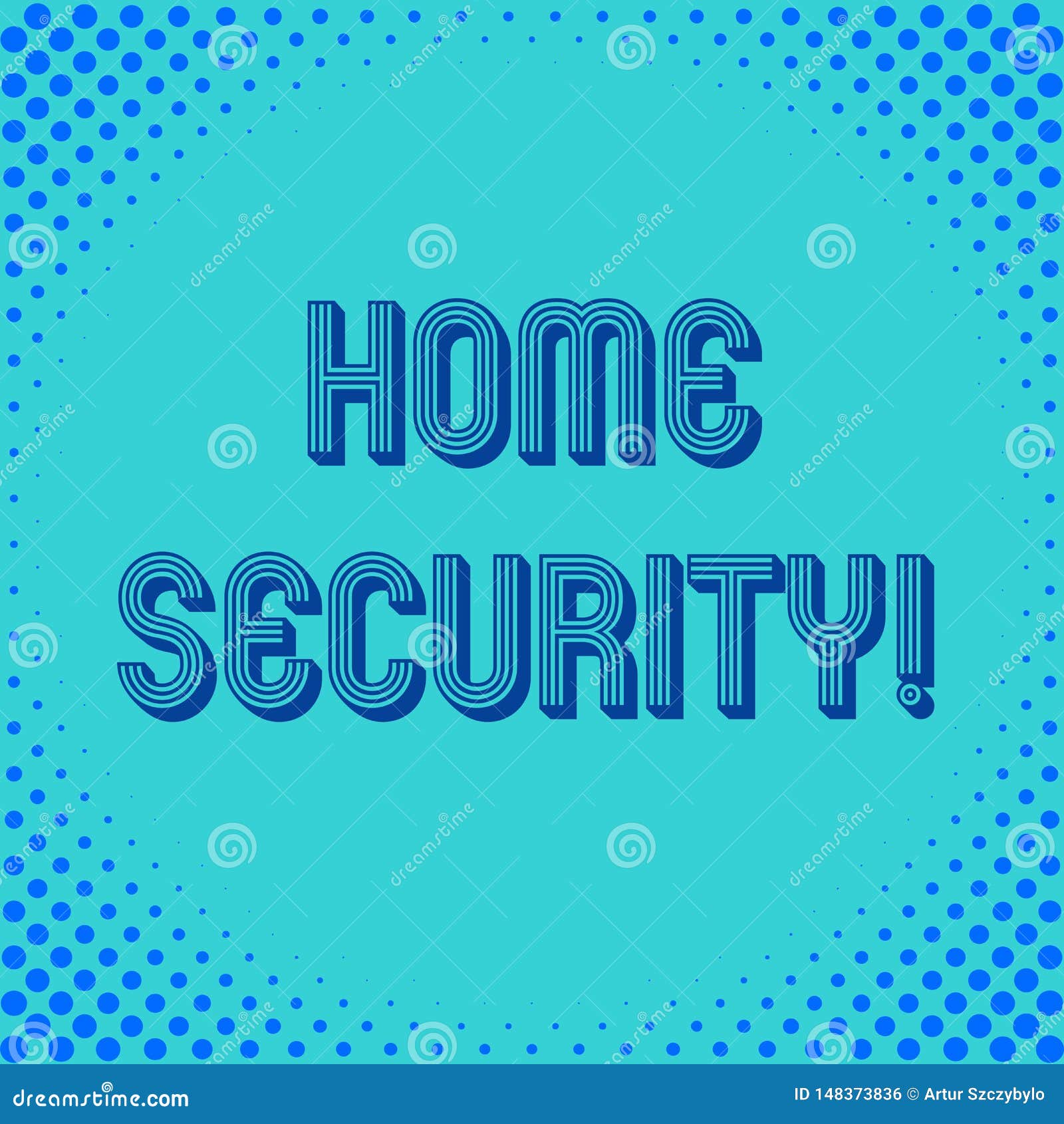Handwriting Text Writing Home Security. Concept Meaning a System that ...