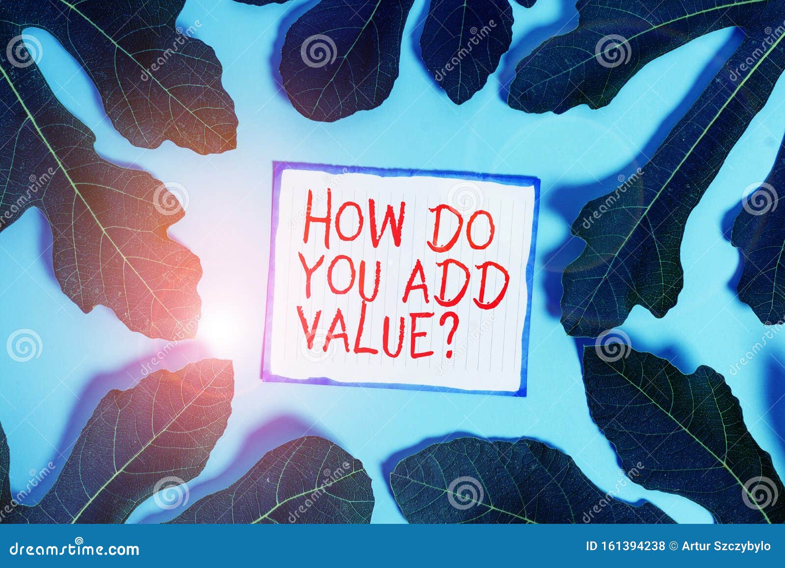Handwriting Text Writing How Do You Add Value Question. Concept Meaning ...
