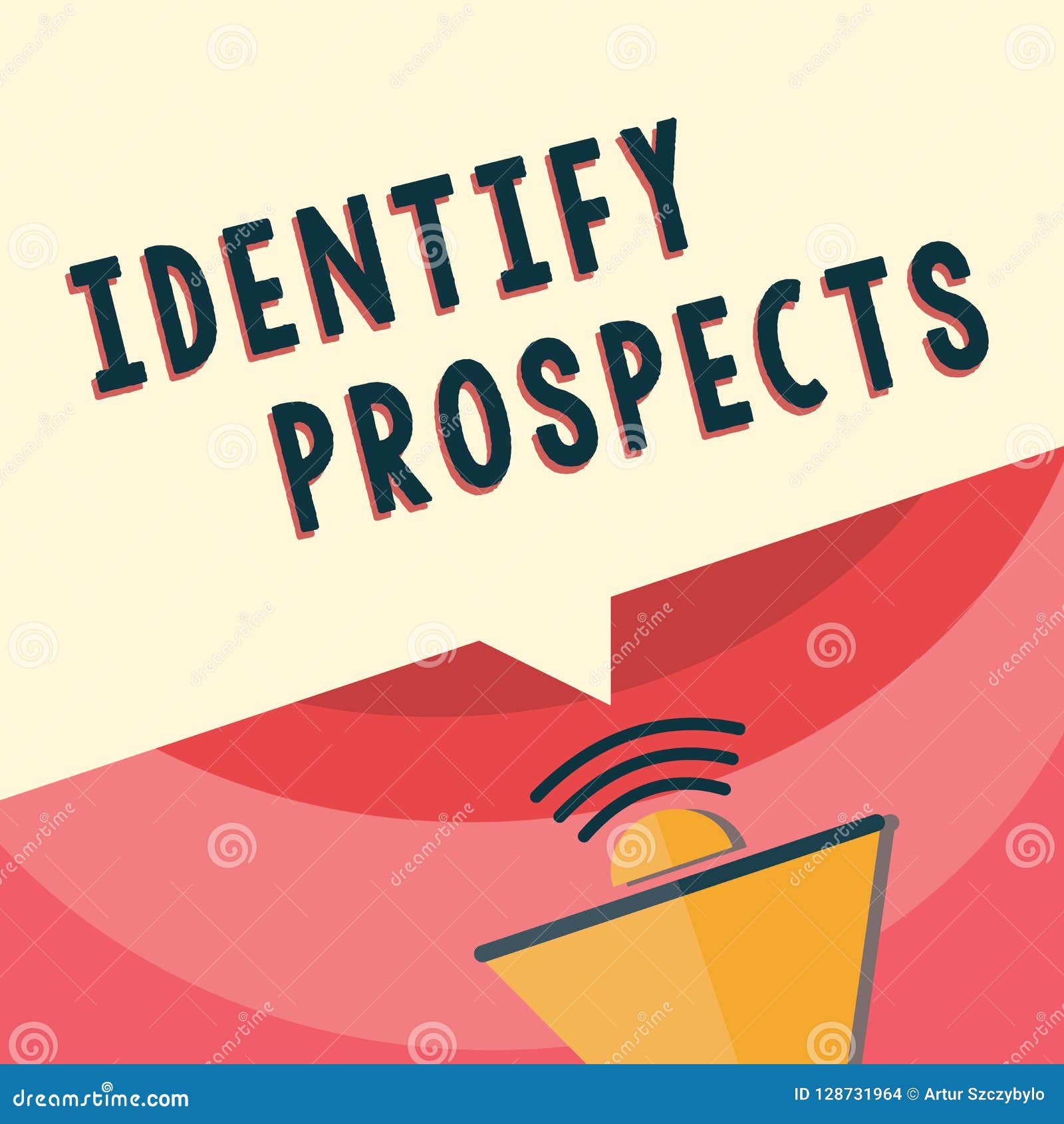 Handwriting Text Writing Identify Prospects. Concept Meaning Possible ...