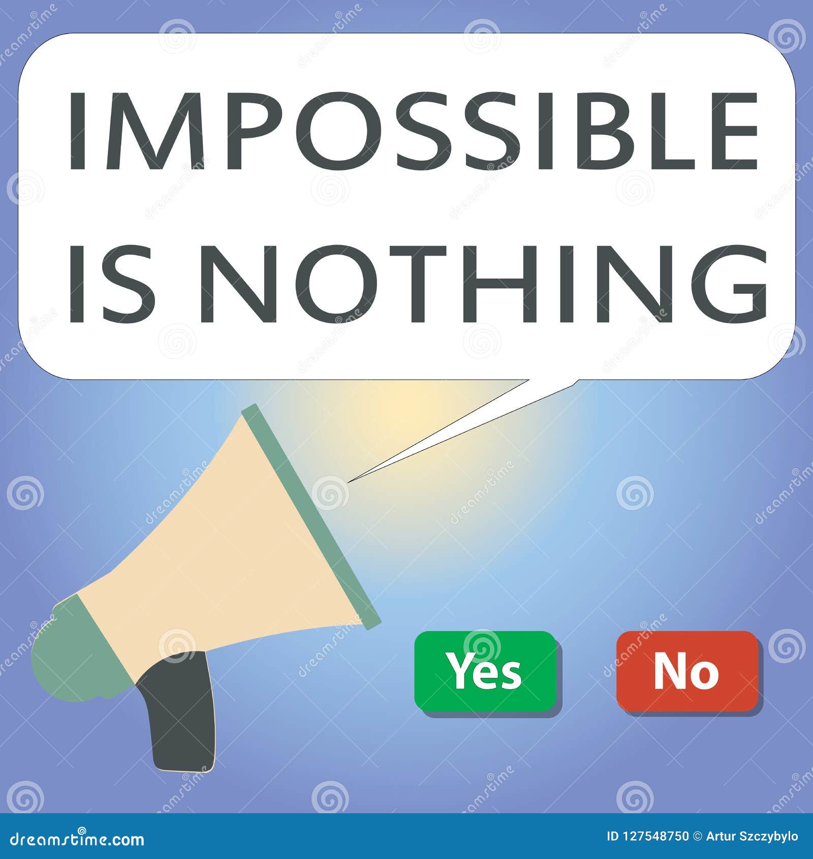 Handwriting Text Writing Impossible is Nothing. Concept Meaning ...