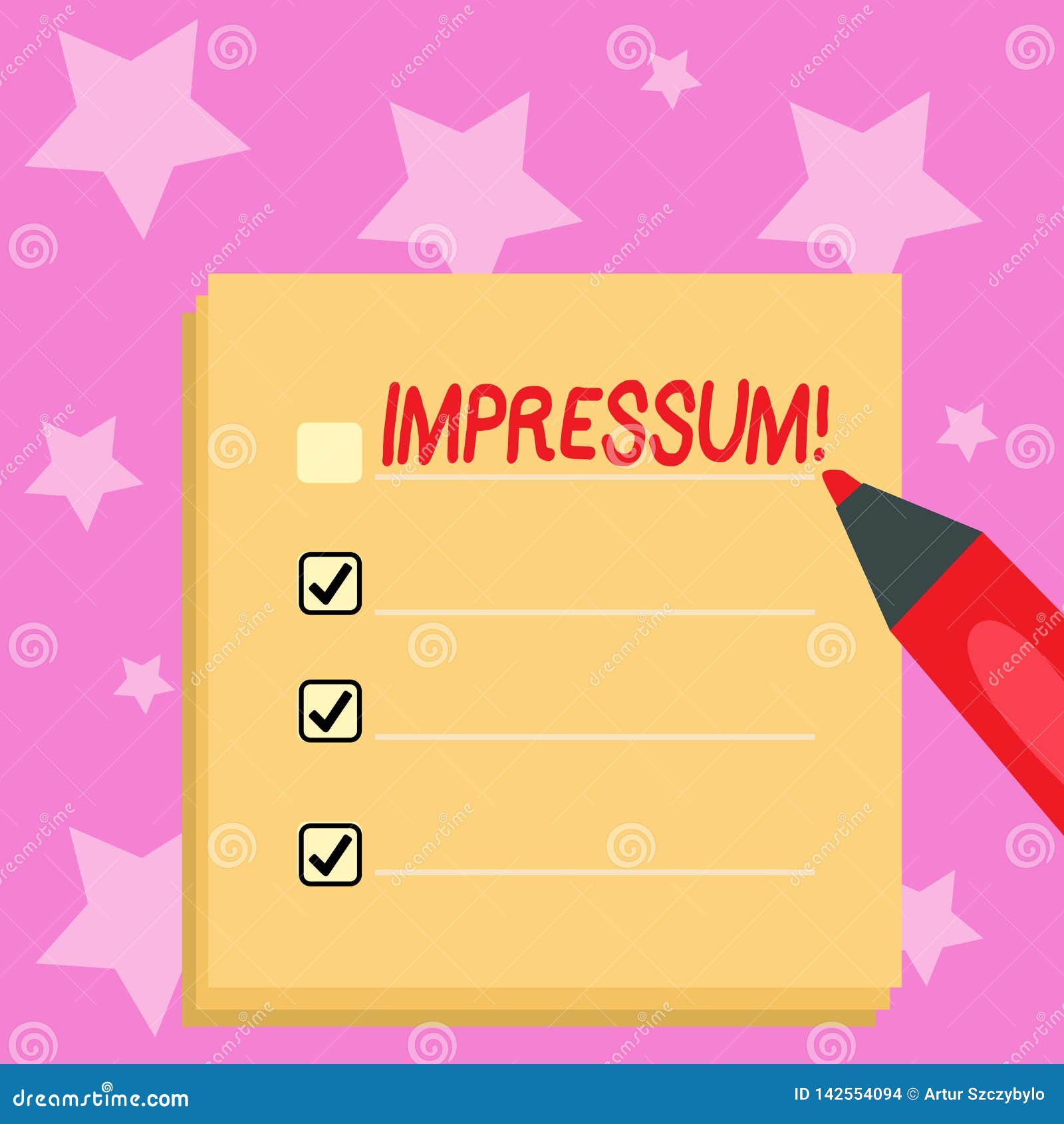 Handwriting Text Writing Impressum. Concept Meaning Impressed Engraved ...