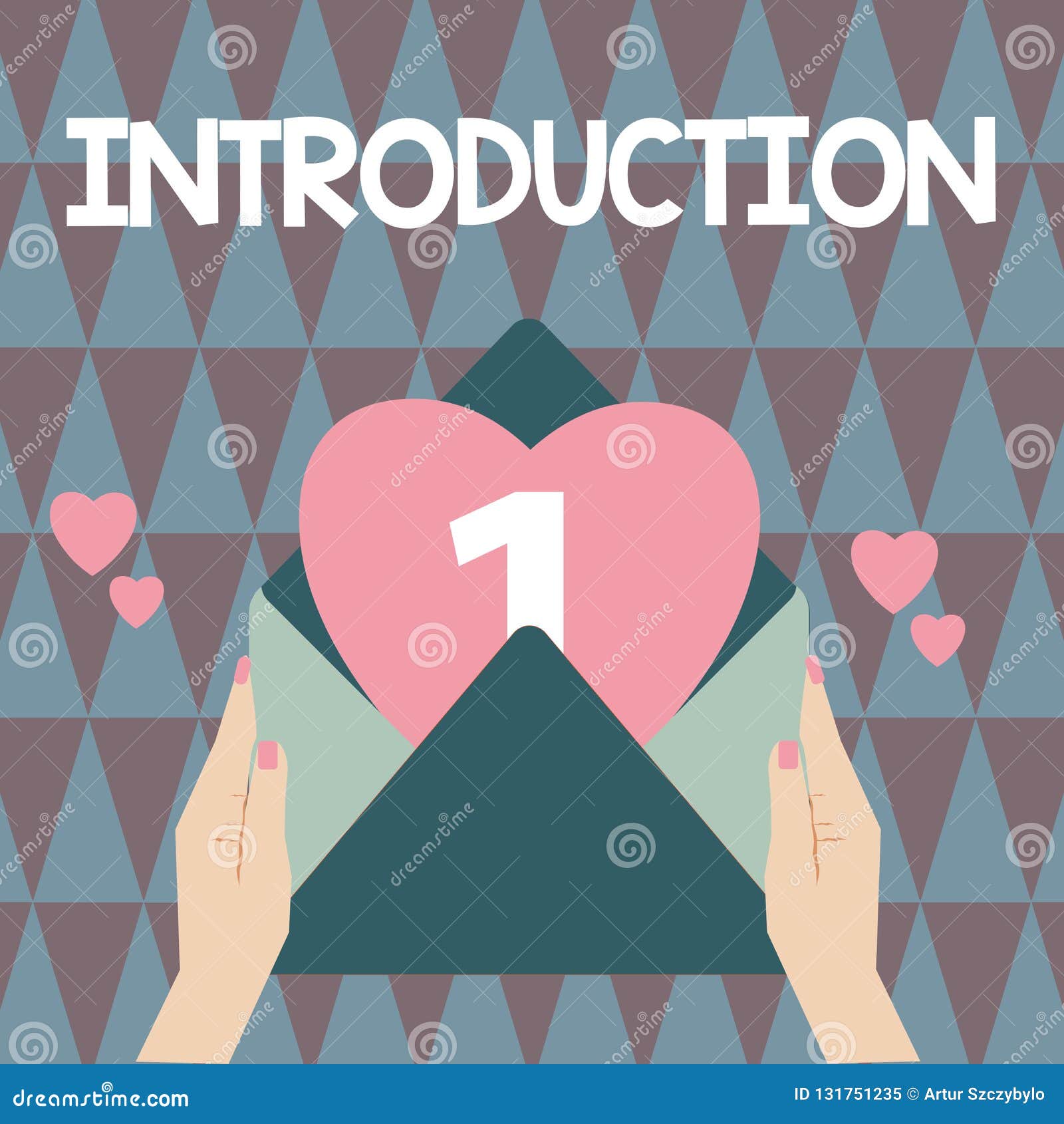 Handwriting Text Writing Introduction. Concept Meaning First Part of a ...