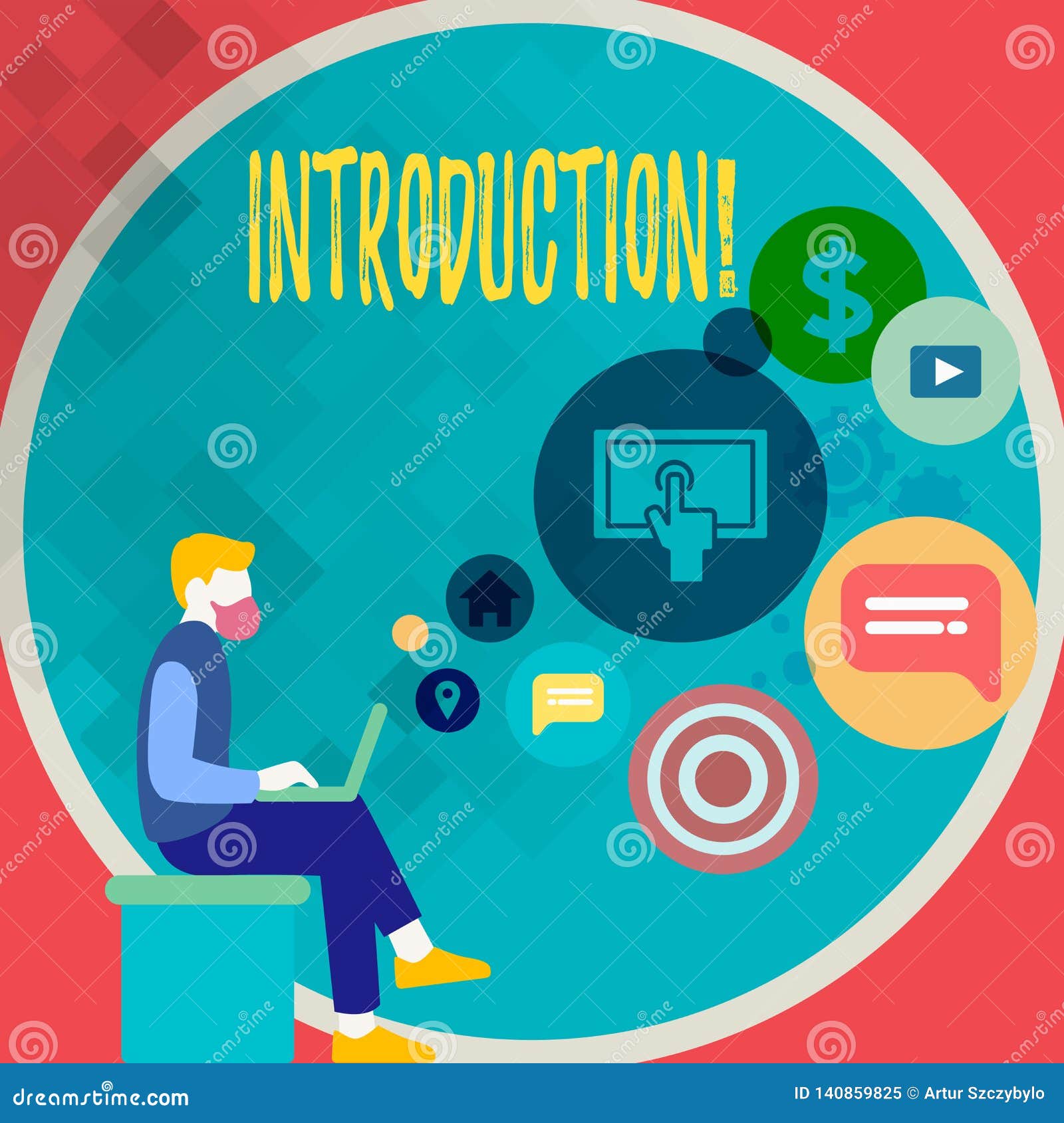 Handwriting Text Writing Introduction. Concept Meaning First Part of a ...